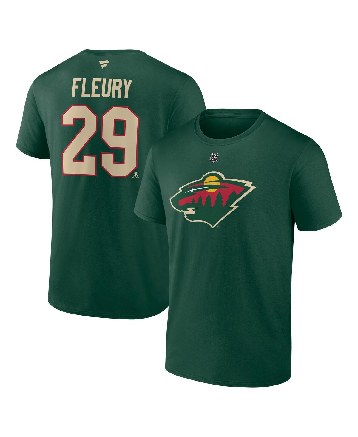 Click here for Fanatics Mens Marc-Andre Fleury Green Minnesota Wi... prices