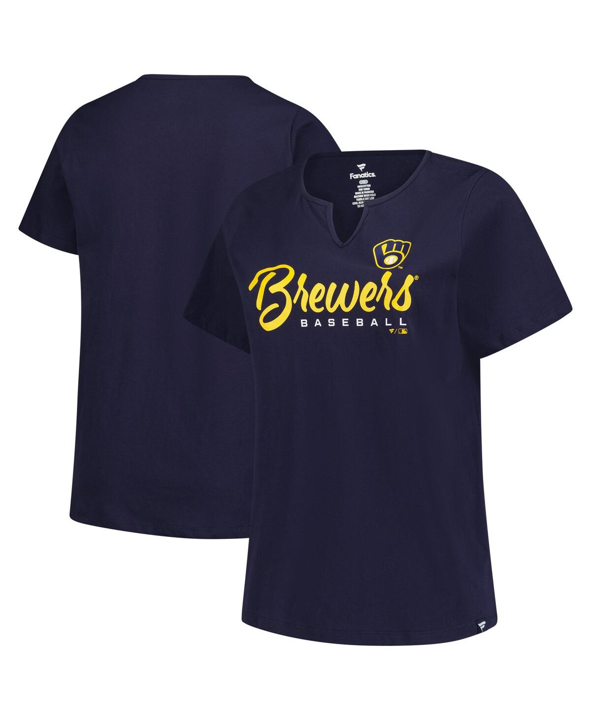 Click here for Profile WomensÂ Navy Milwaukee Brewers Wordmark No... prices
