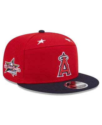 New Era Men's Red/Navy Los Angeles Angels 2025 MLB All-Star Game Side Patch 9FIFTY Snapback Hat ...