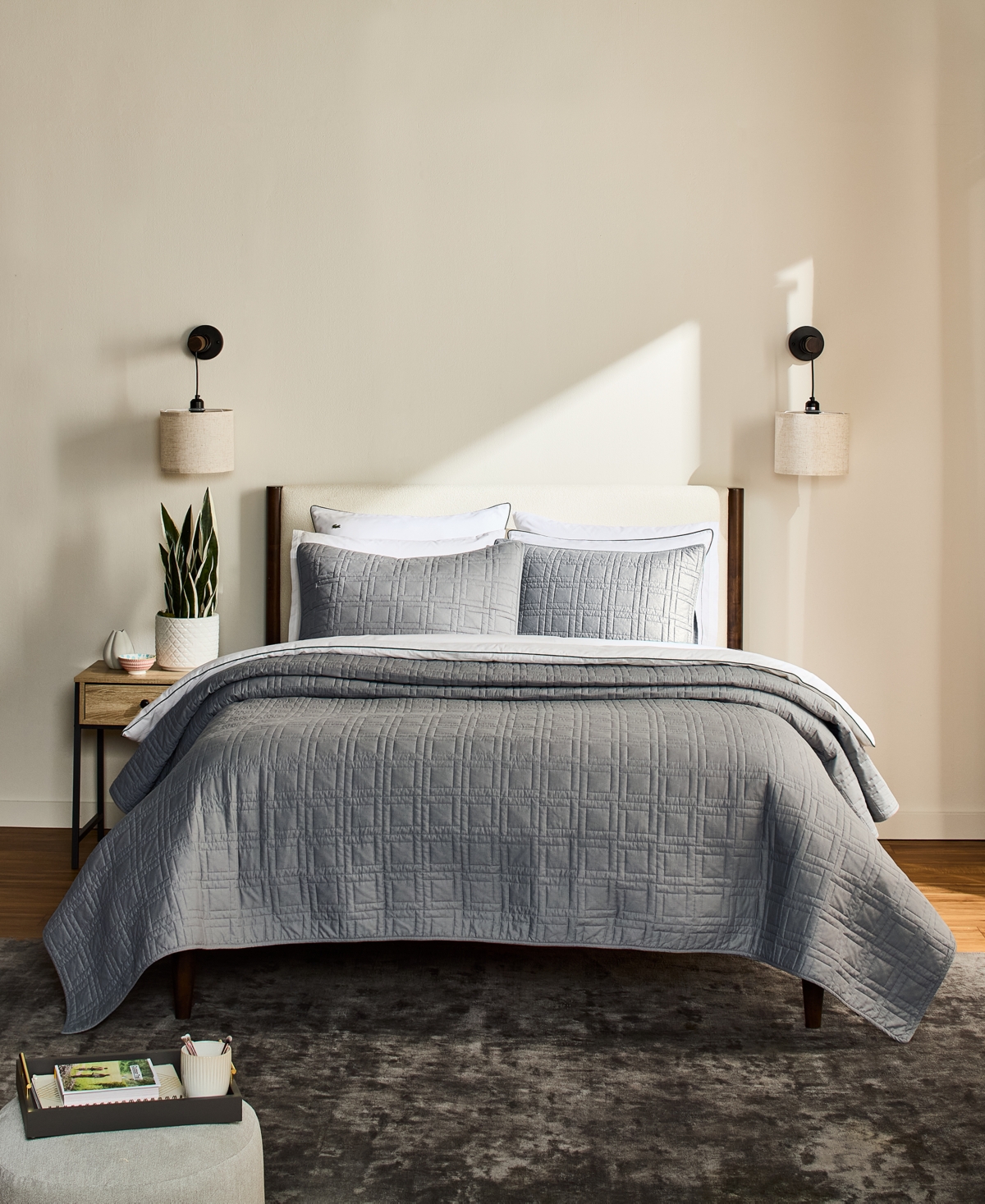 Click here for Lacoste Logo Cotton 3-Pc. Quilt Set  Full/Queen -... prices