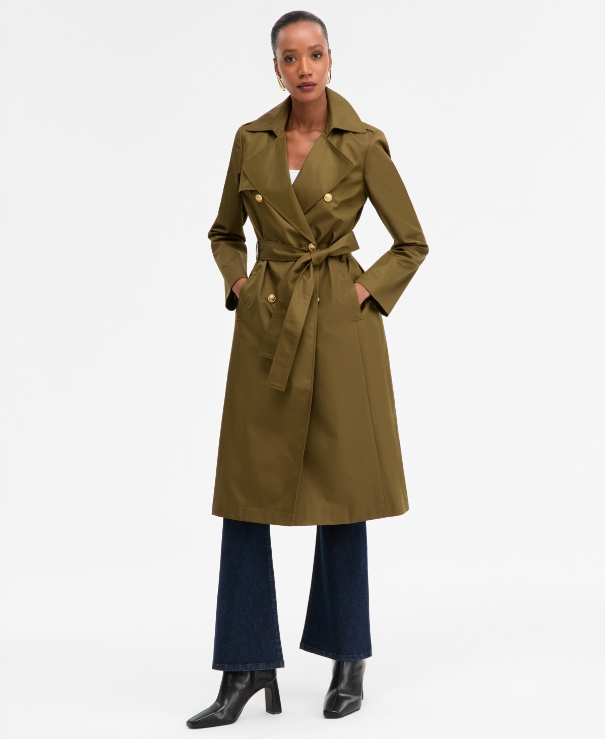 Click here for I.n.c. International Concepts Womens Military Tren... prices