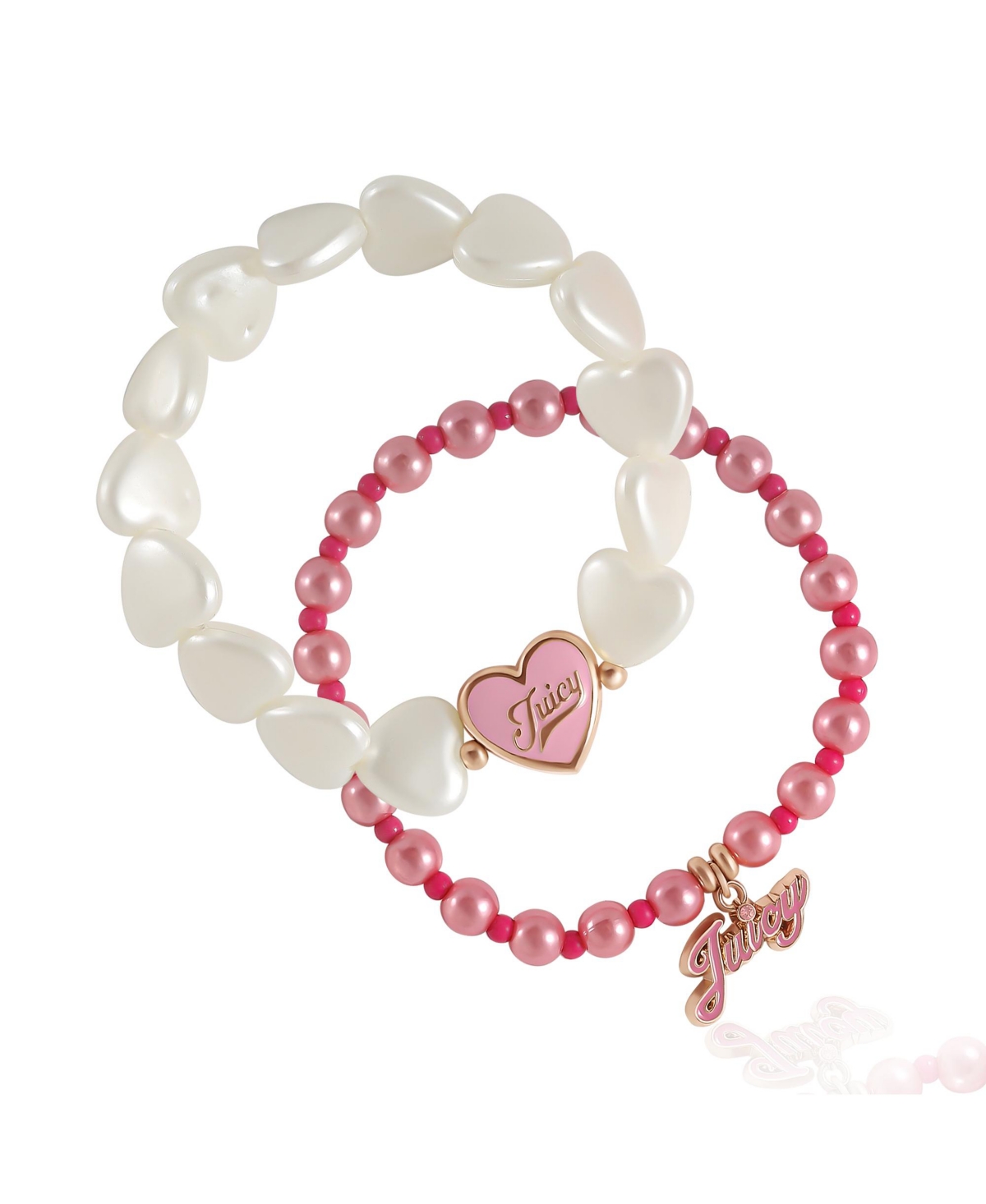 Click here for Juicy Couture Kids Pink & White Bracelet Duo  ... prices