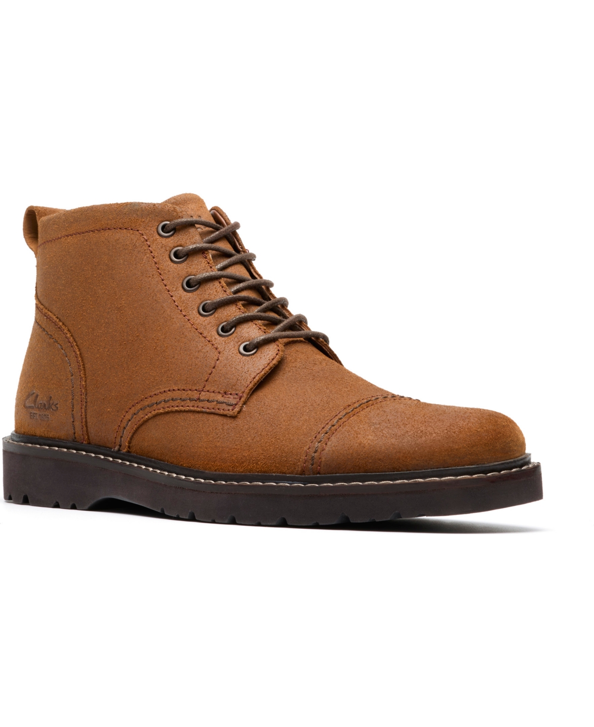 Click here for Clarks Mens Collection Weltridge Zip Boots - Cola... prices