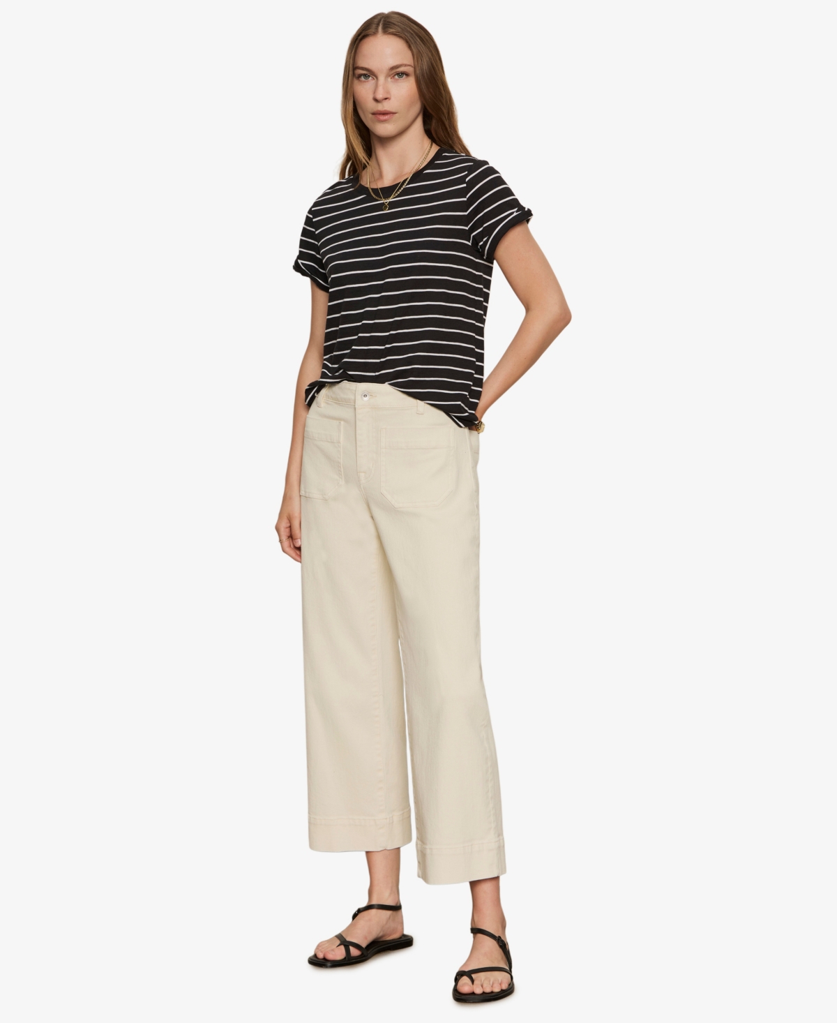 Click here for Sanctuary Womens Perfect Crewneck Cotton Short-Sle... prices