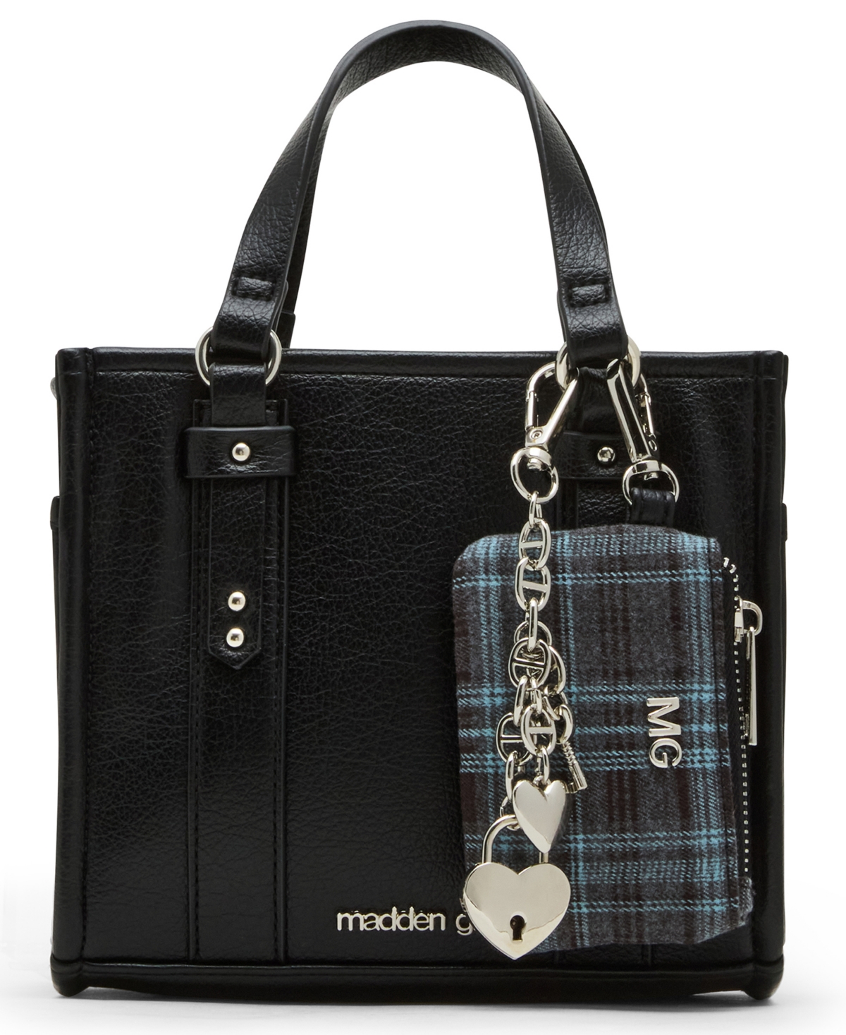 Click here for Madden Girl Kyra Zipper Tote Bag - Black prices