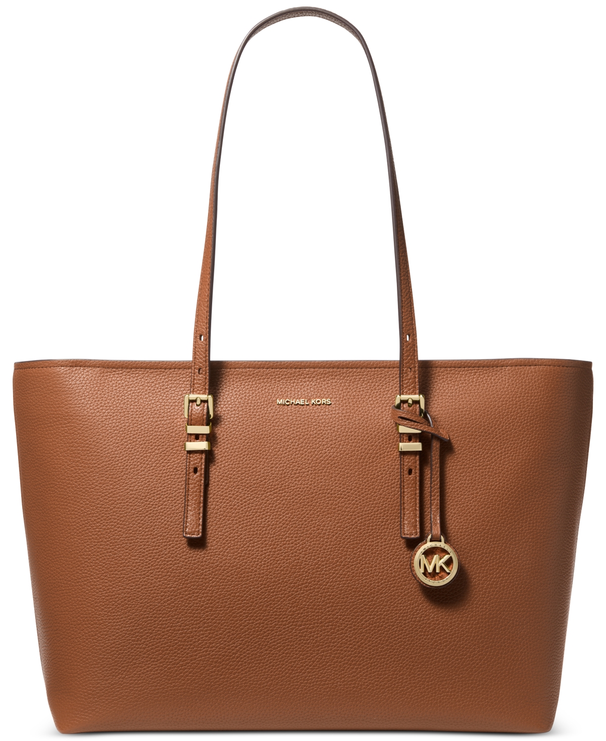 Click here for Michael Kors Quinn Large Pebbled Leather Tote - Lu... prices