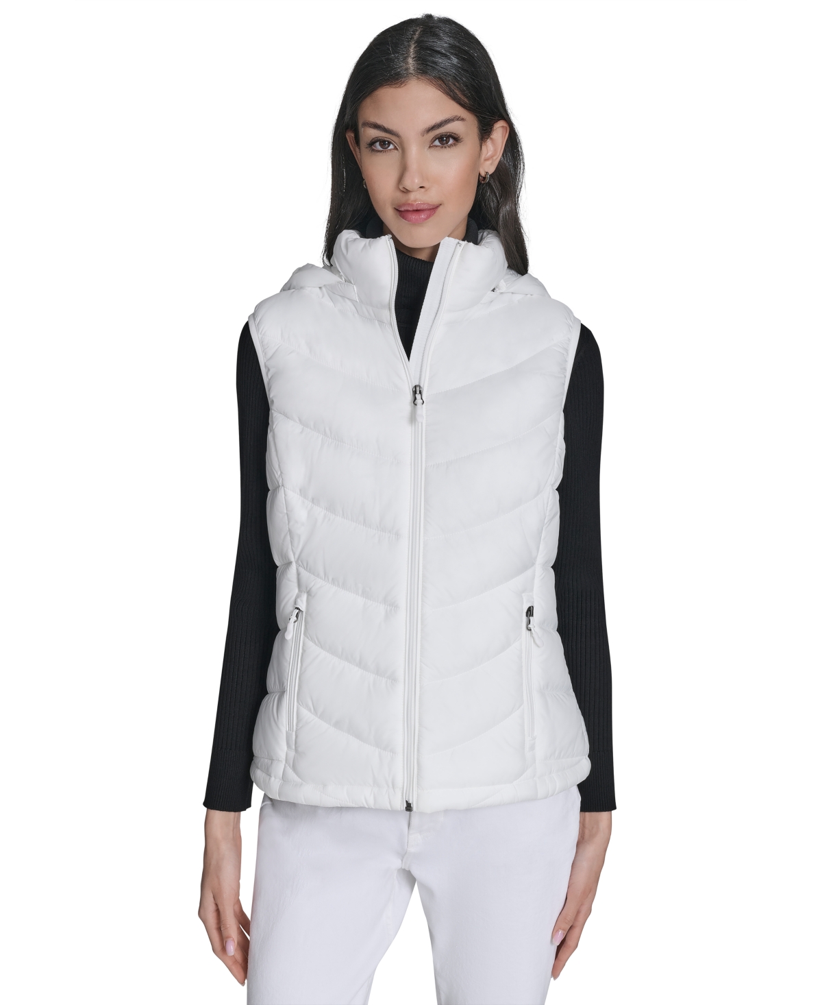 Click here for Charter Club Womens Packable Hooded Puffer Vest  C... prices