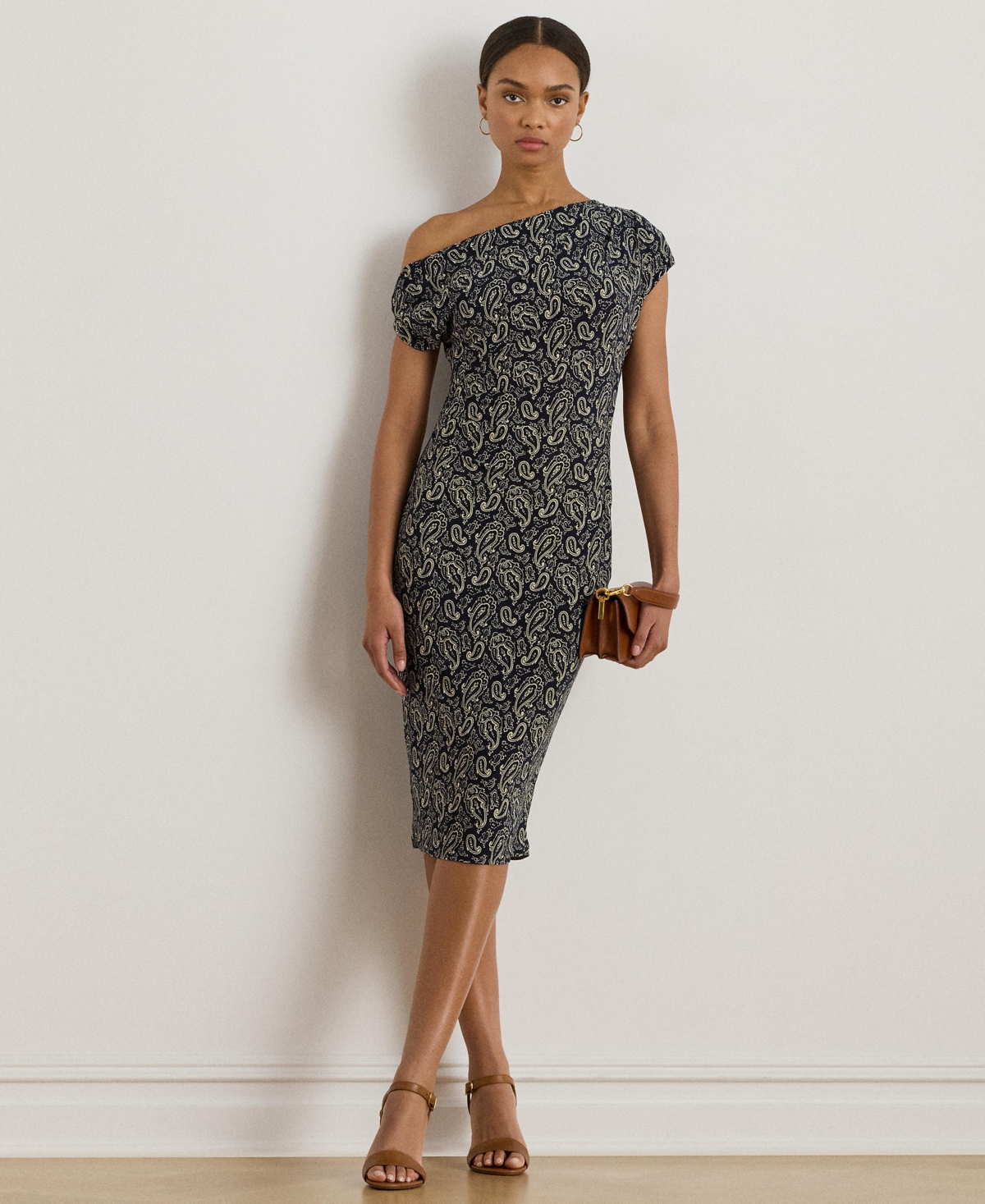 Click here for Lauren Ralph Lauren Womens Paisley Jersey Off-the-... prices