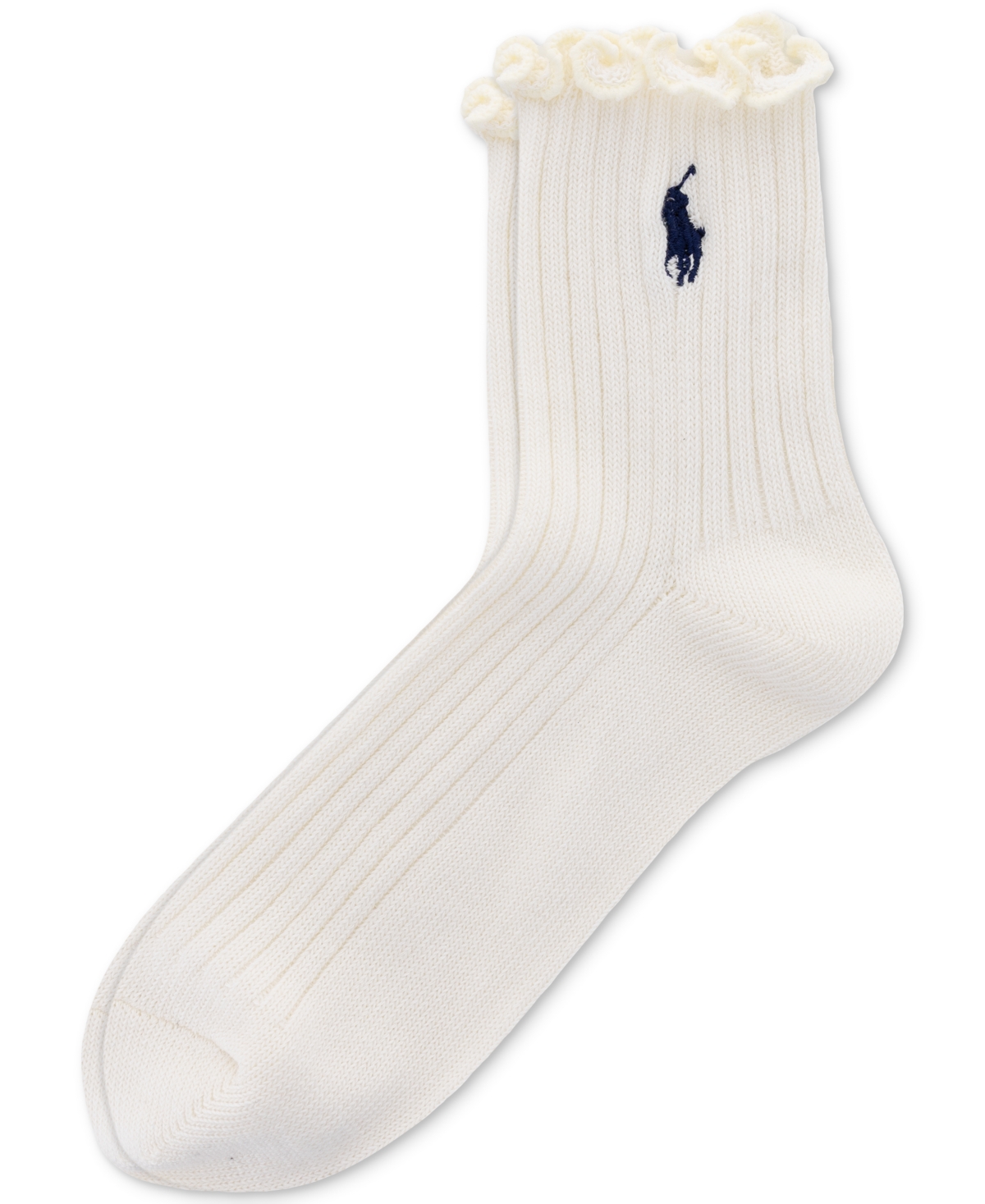 Click here for Polo Ralph Lauren Womens Lettuce Edge Anklet Socks... prices