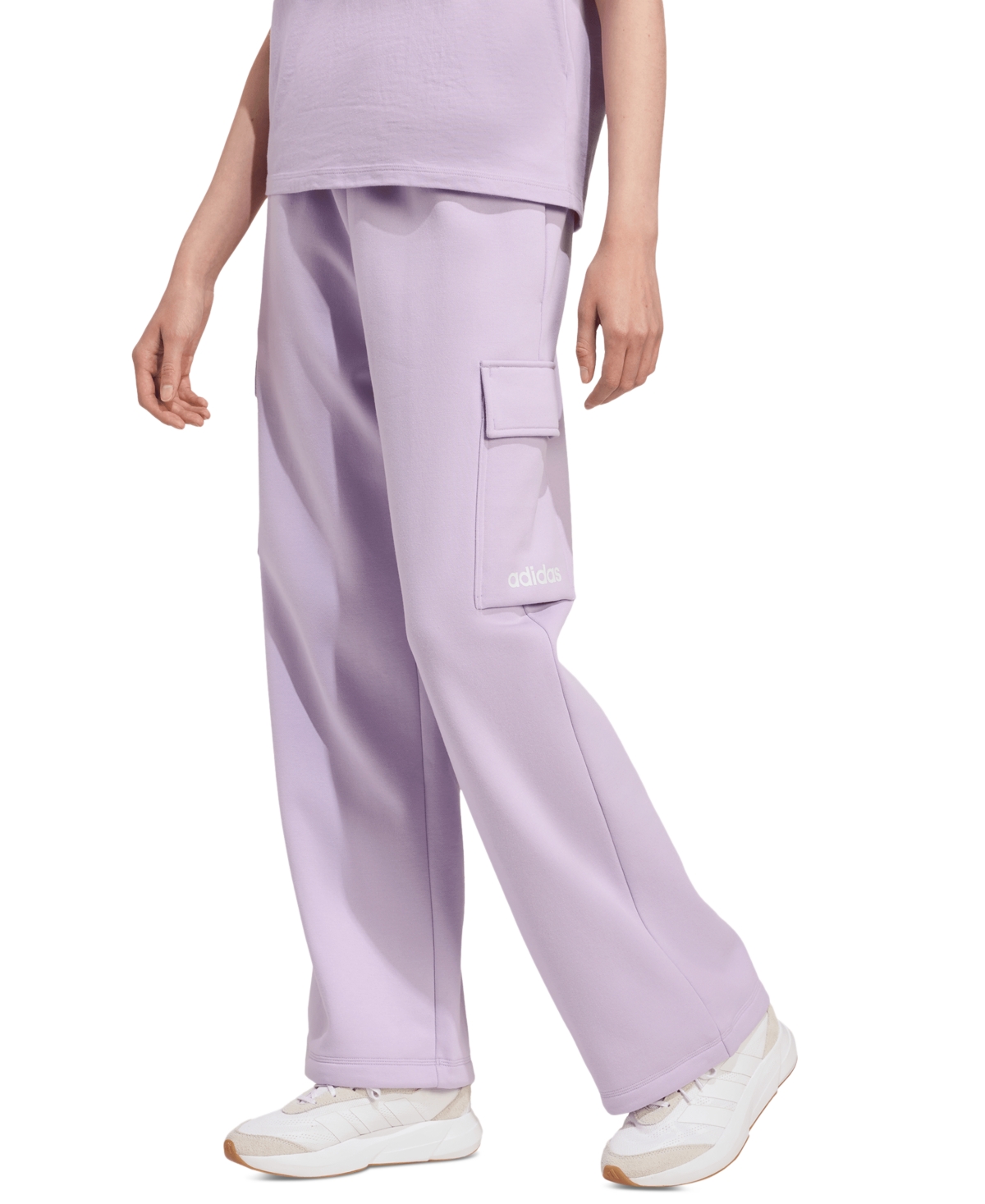 Click here for adidas Womens Essentials Fleece Cargo Sweatpants -... prices