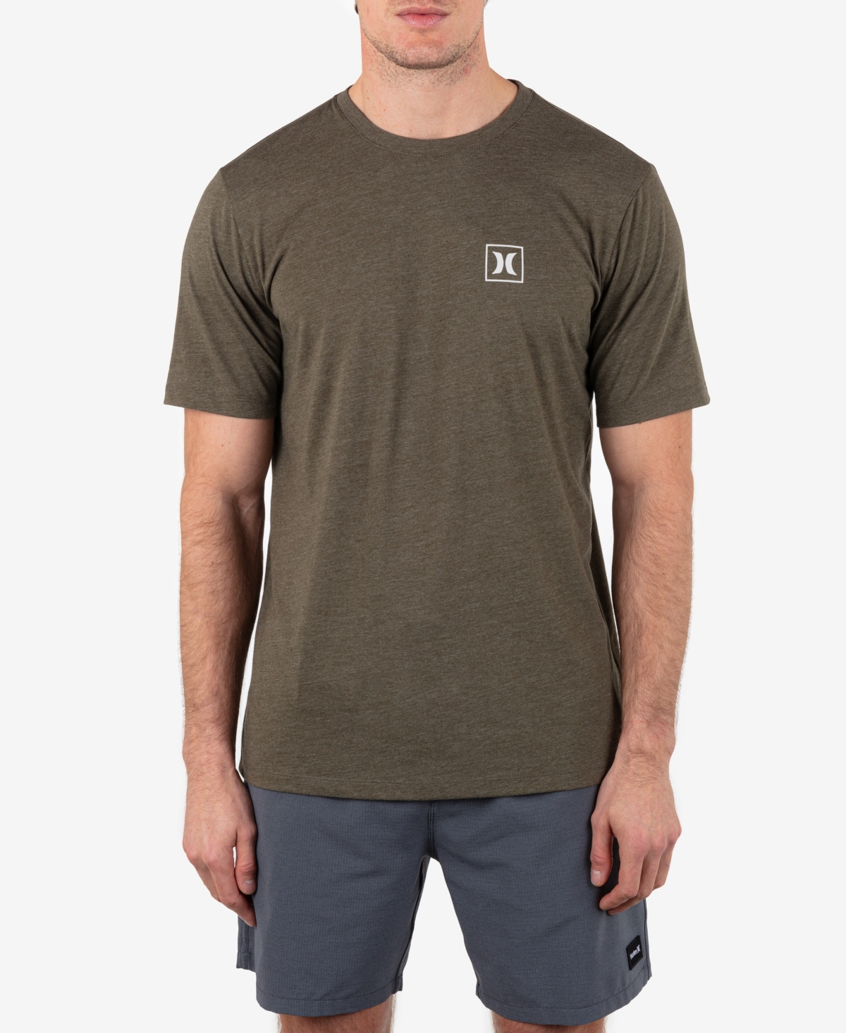 Click here for Hurley Mens Icon Boxed Short Sleeves T-shirt - Oli... prices