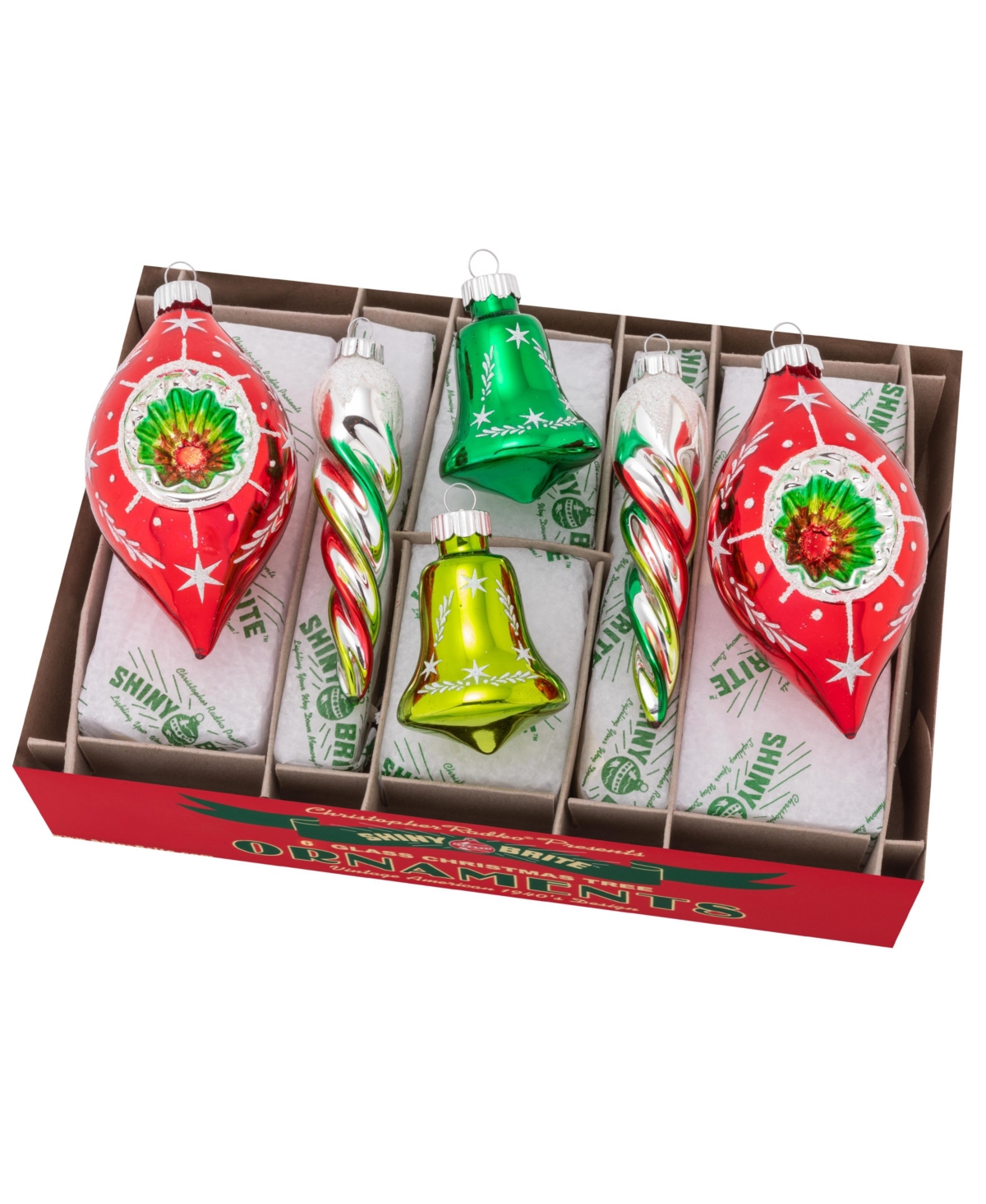 Click here for Shiny Brite Holiday Splendor Mixed Shapes  Set of... prices