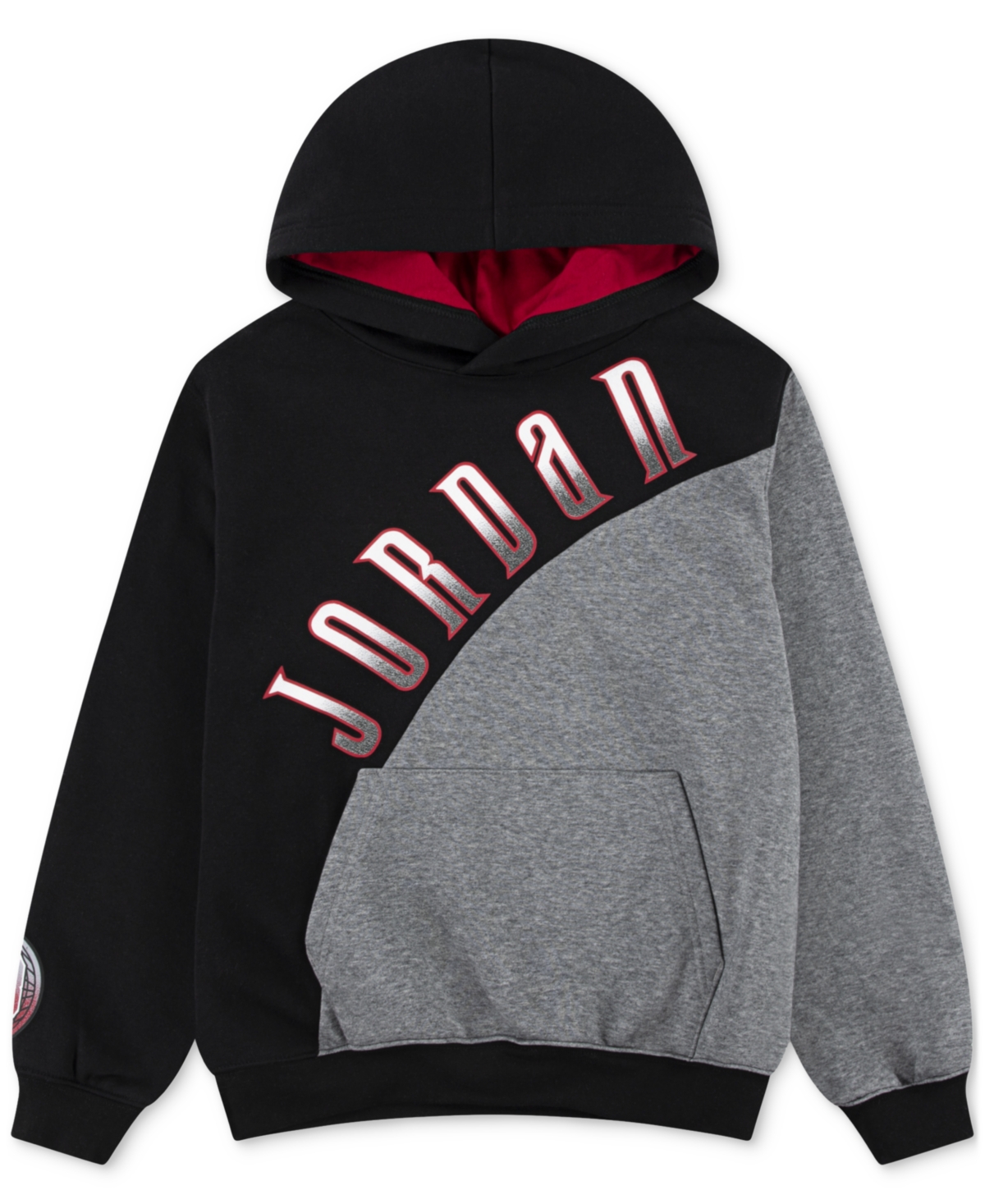Click here for Jordan Big Boys Colorblocked Logo Pullover Hoodie... prices