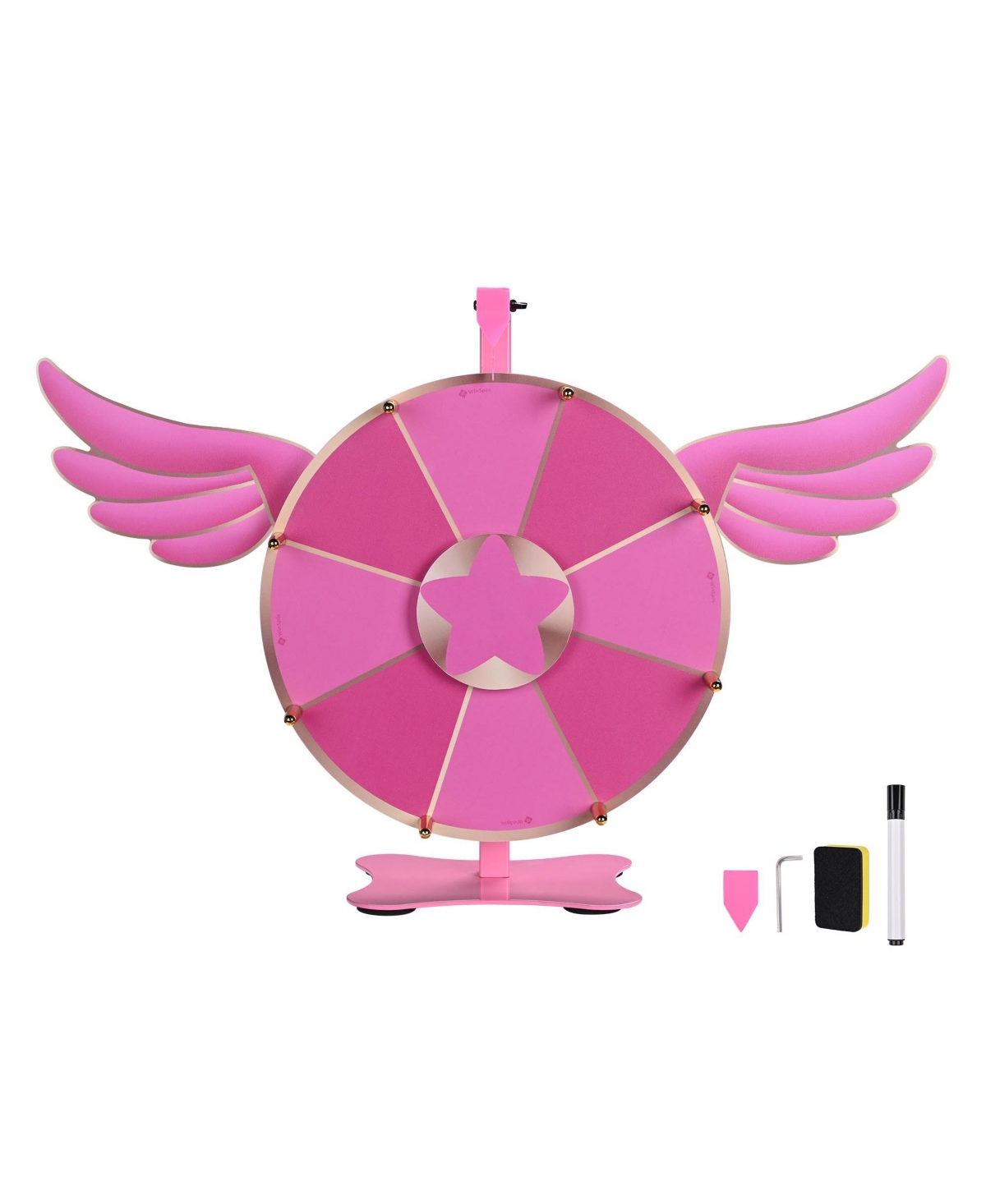 Click here for WinSpin 12" Pink Angel Prize Wheel Tabletop S... prices