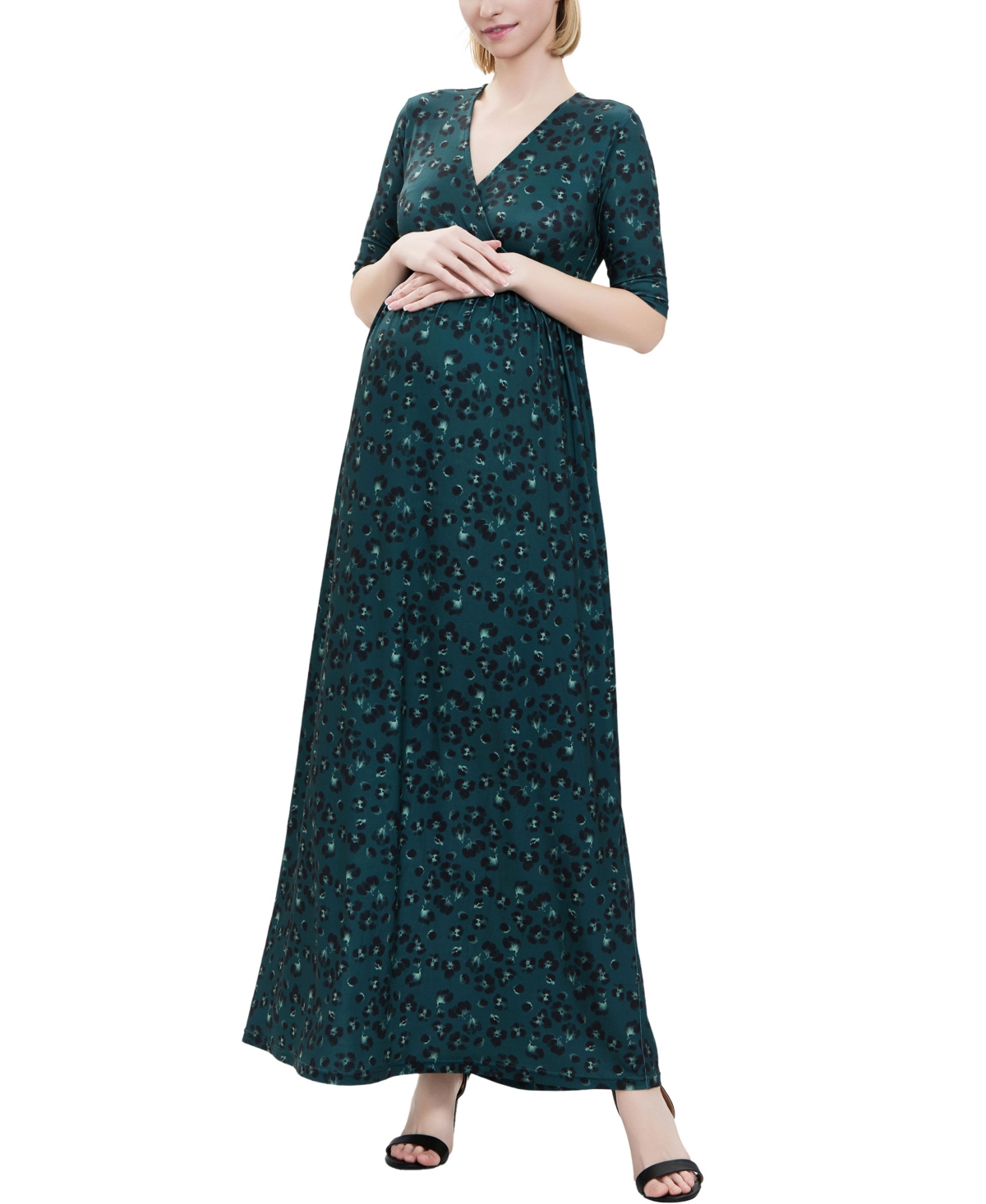 Click here for kimi + kai Maternity kimi + kai Palmer Faux Wrap V... prices