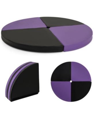 AKIUDEX Pole Dance Crash Mat Round Portable Yoga Mat with EPE Foam - Macy's
