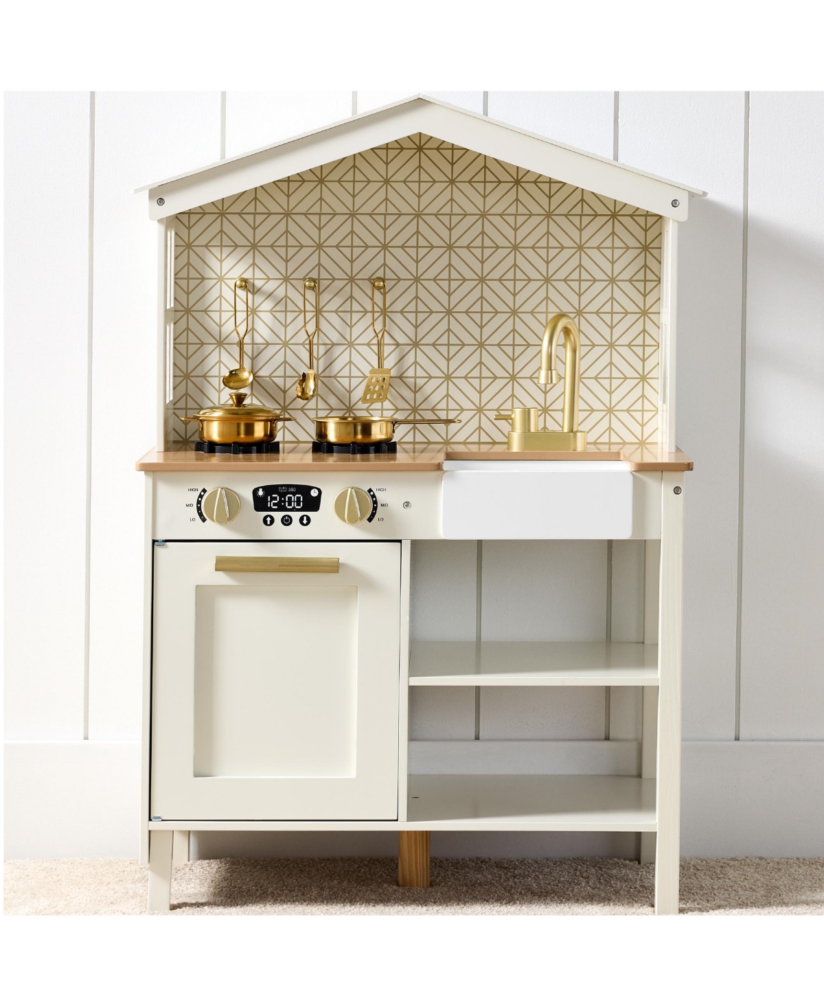 Click here for Best Choice Products Pretend Play Wooden Farmhouse... prices