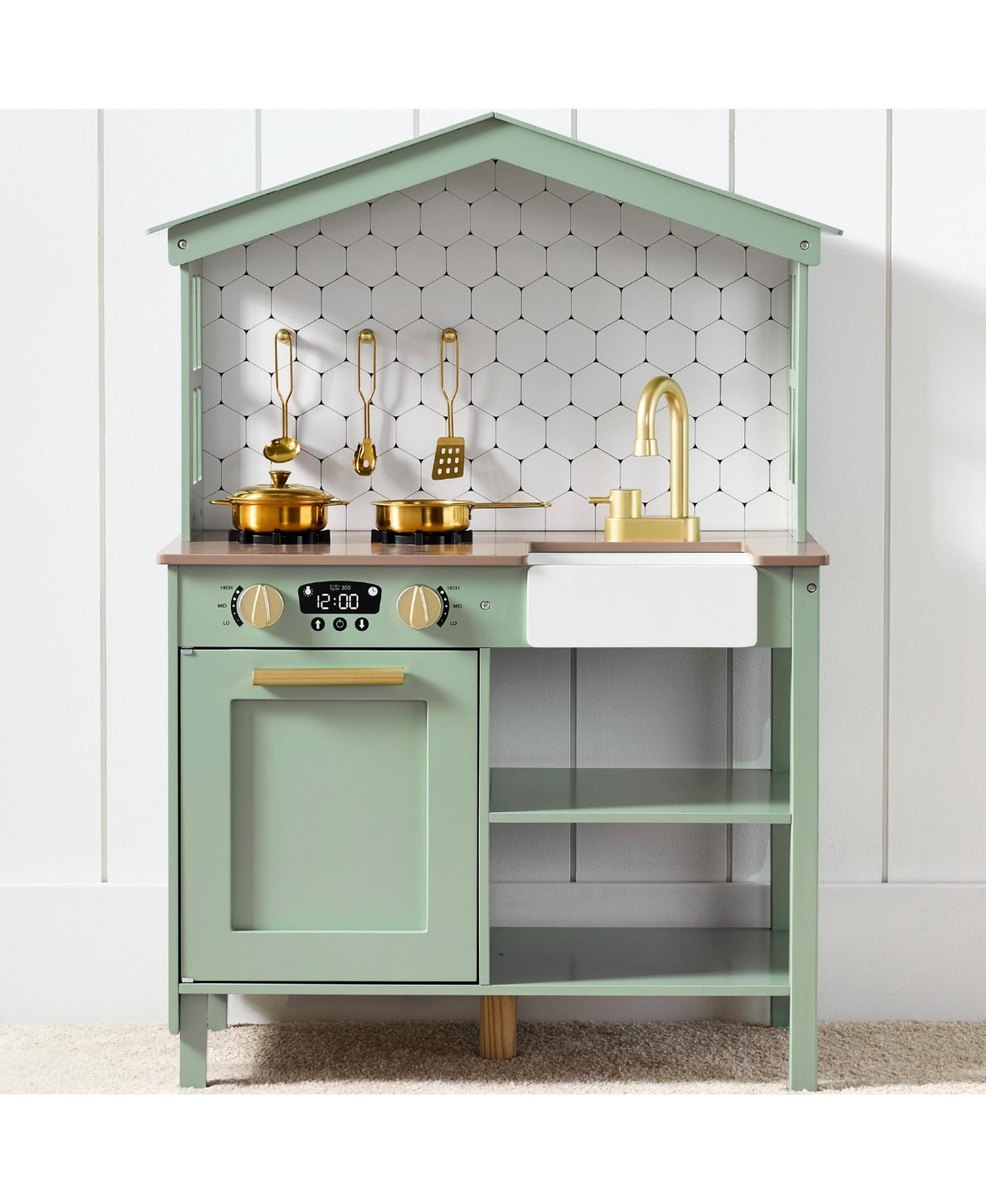 Click here for Best Choice Products Pretend Play Wooden Farmhouse... prices