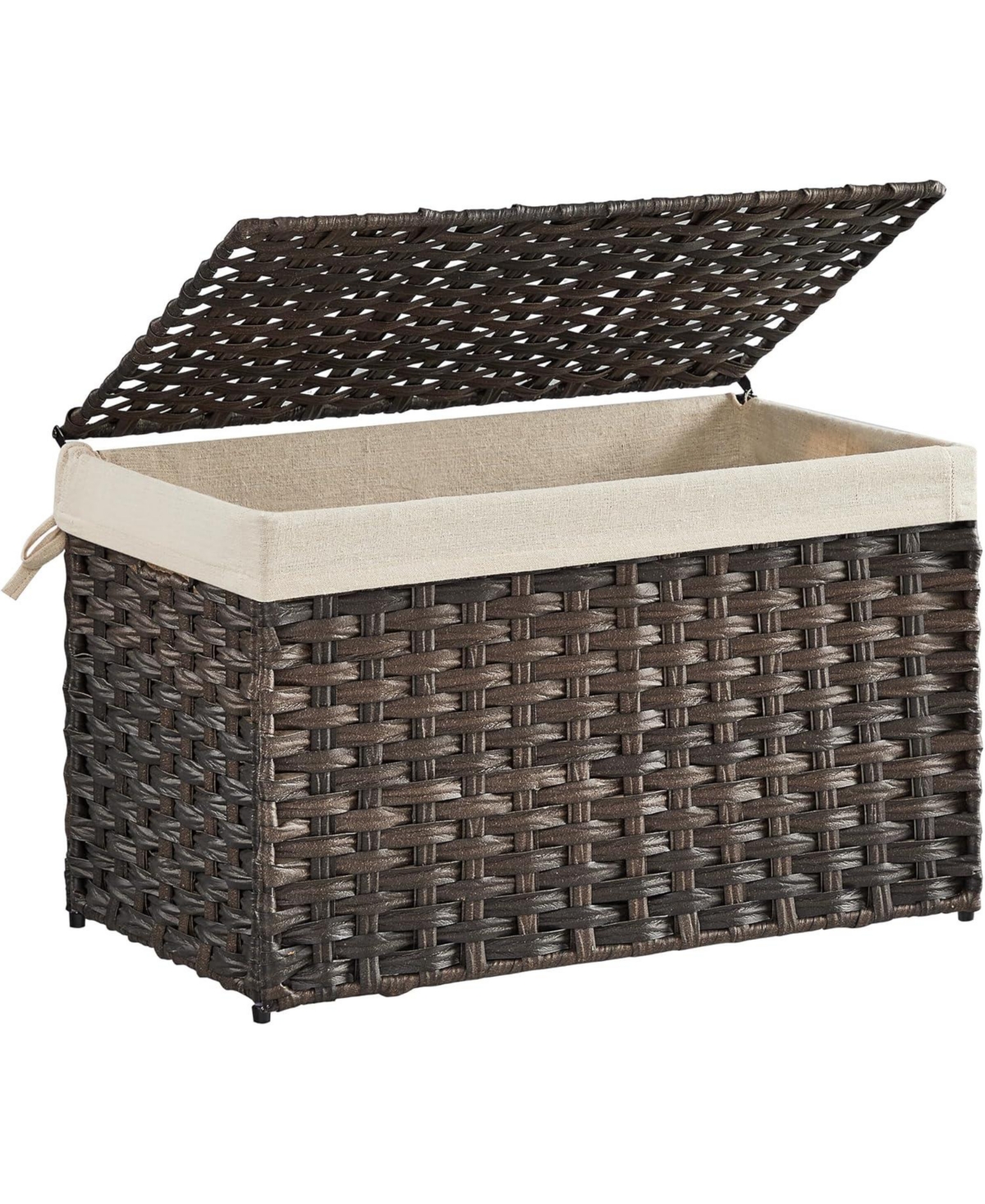 Click here for Songmics Home Storage Basket with Lid – 17.... prices