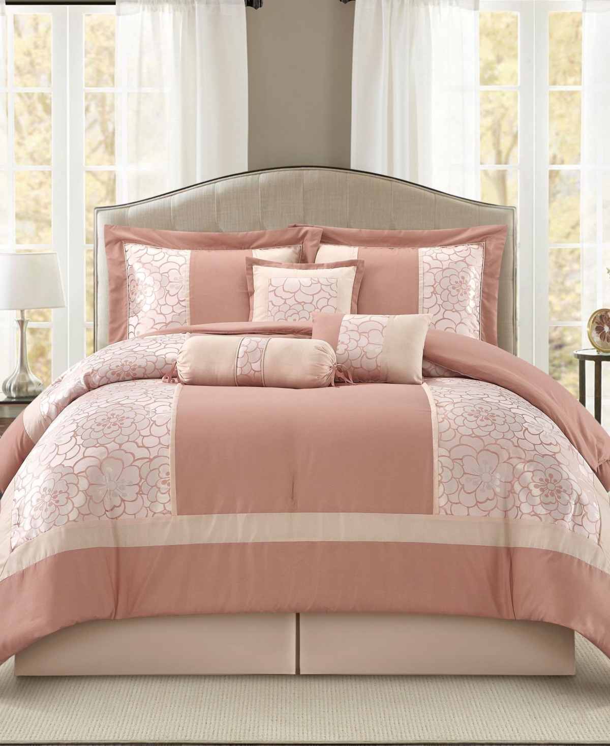 Click here for Stratford Park Sibyl Jacquard 7-Pc. Comforter Set... prices