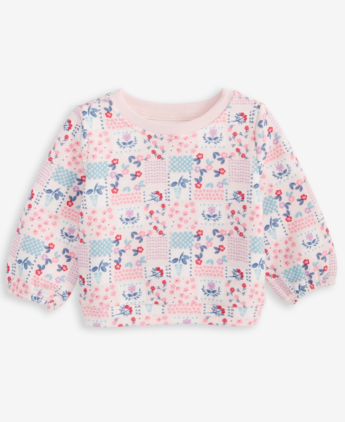 Click here for First Impressions Baby Girls Long-Sleeve Patchwork... prices
