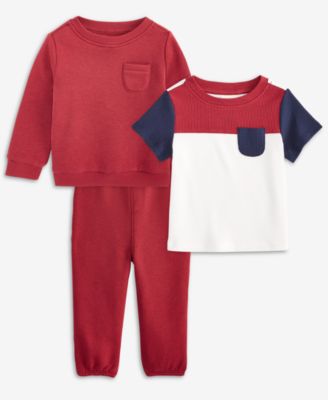 Click here for First Impressions Baby Boys Waffle Colorblocked T... prices