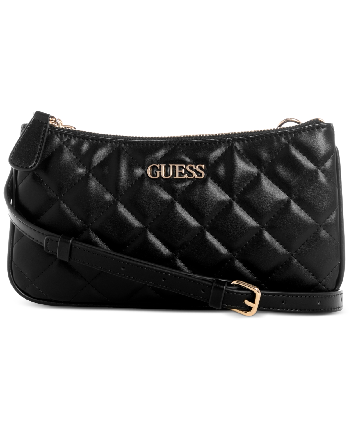 Click here for Guess Tinsley Quilted Three Compartment Crossbody... prices