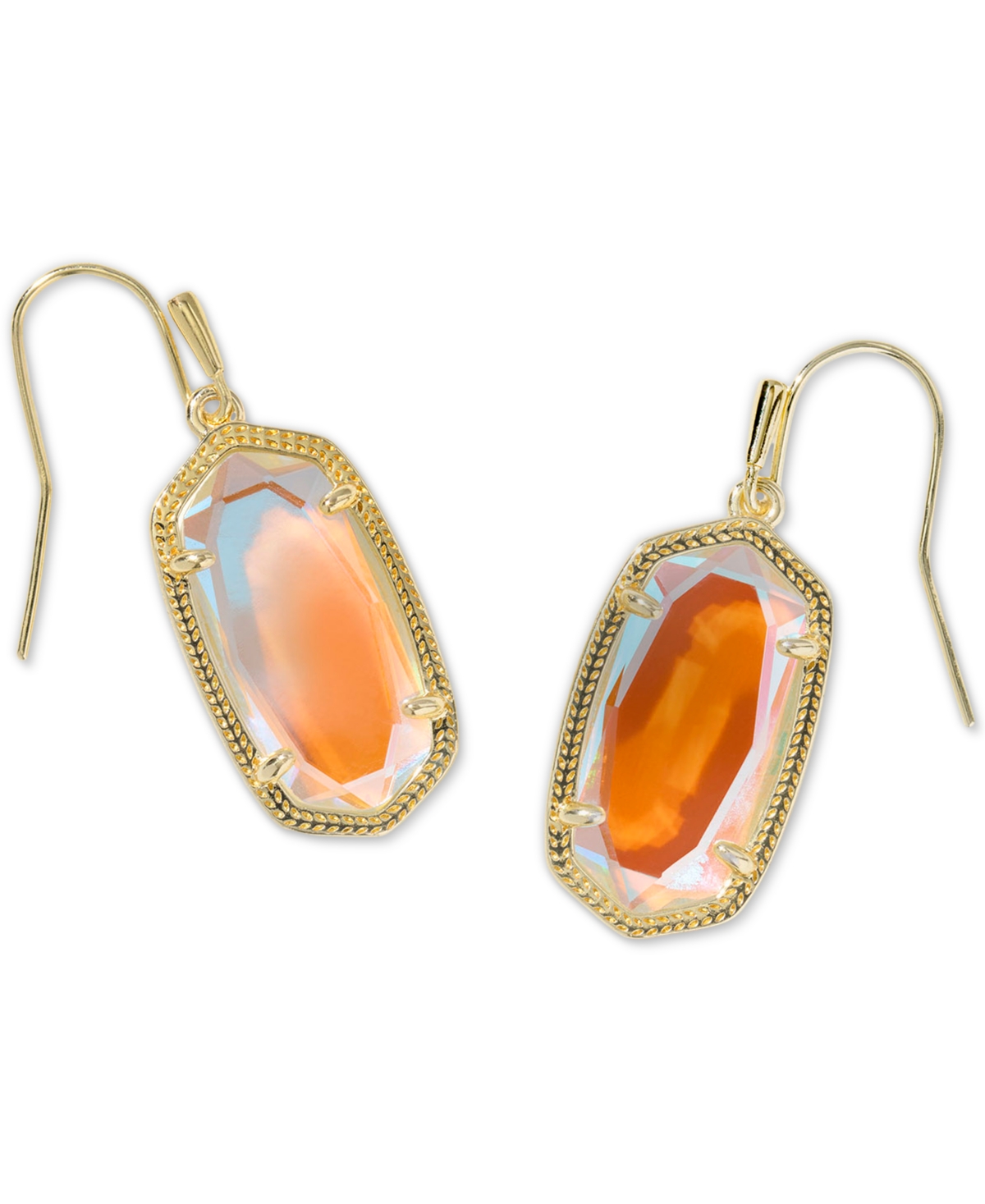 Click here for Kendra Scott Dani 14K Gold Over Brass Azalea Illus... prices