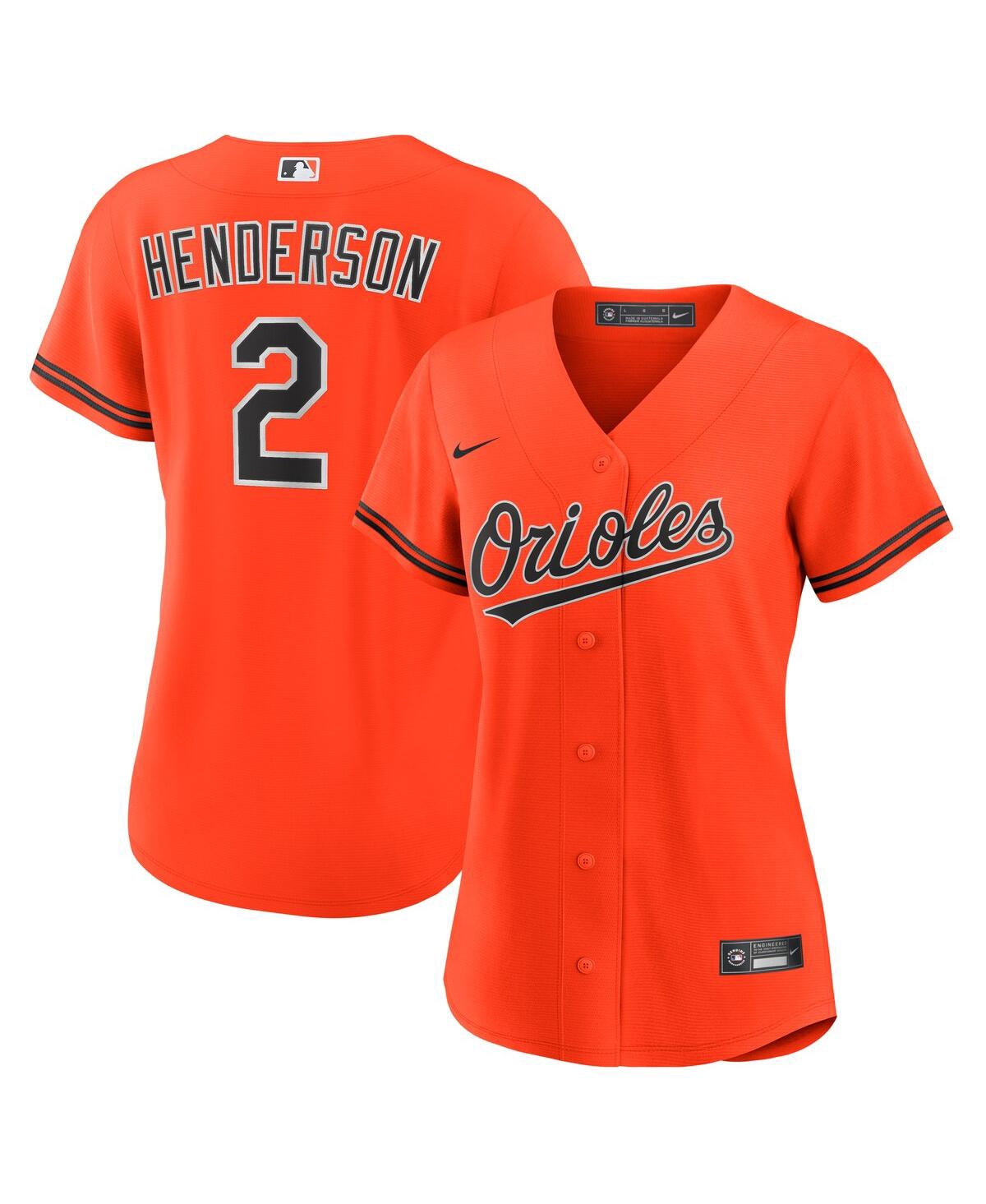 Click here for Nike Womens Gunnar Henderson Orange Baltimore Orio... prices