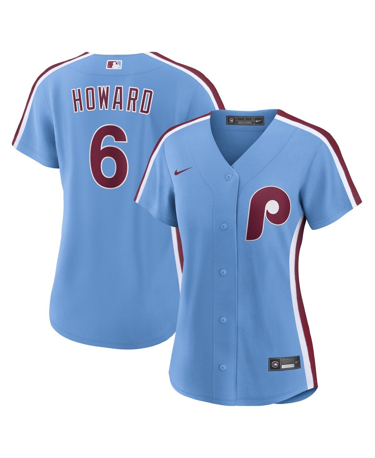 Click here for Nike Womens Ryan Howard Light Blue Philadelphia Ph... prices