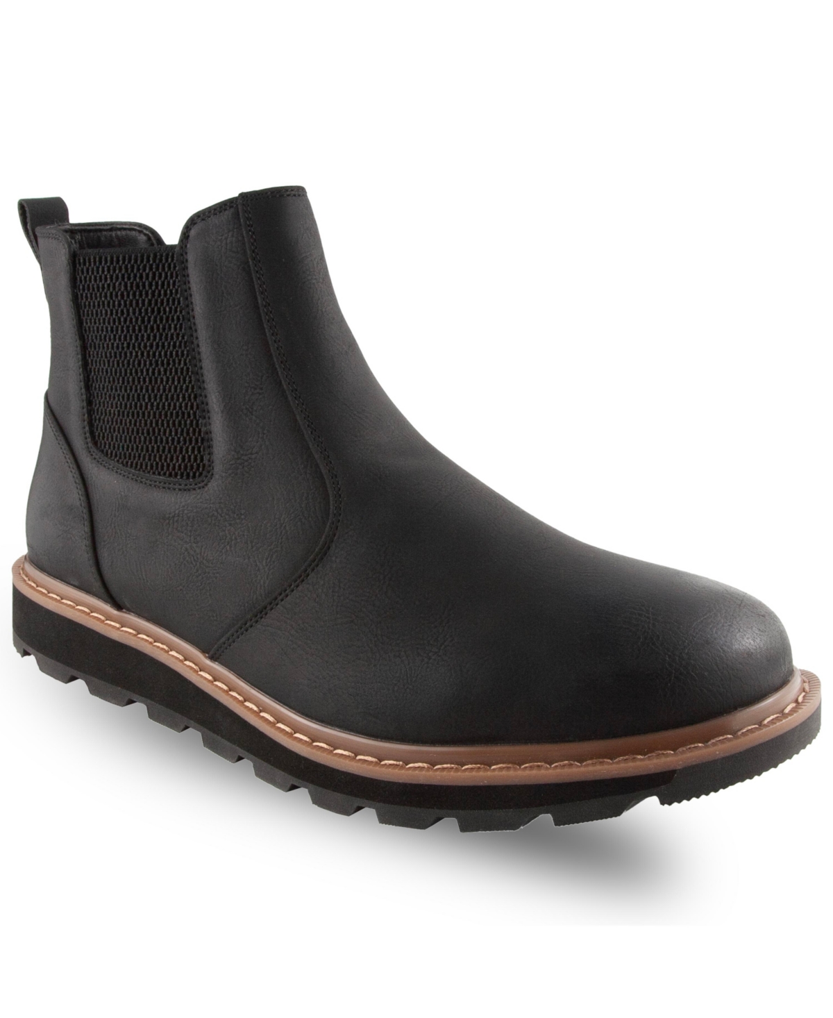 Click here for Deer Stags Mens Jameson Lug Sole Chelsea Boots - B... prices
