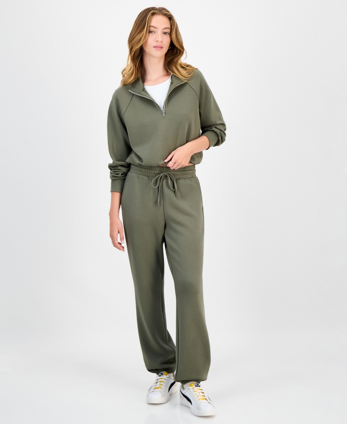 Click here for Tinseltown Juniors Drawstring-Waist Jogger Pants -... prices