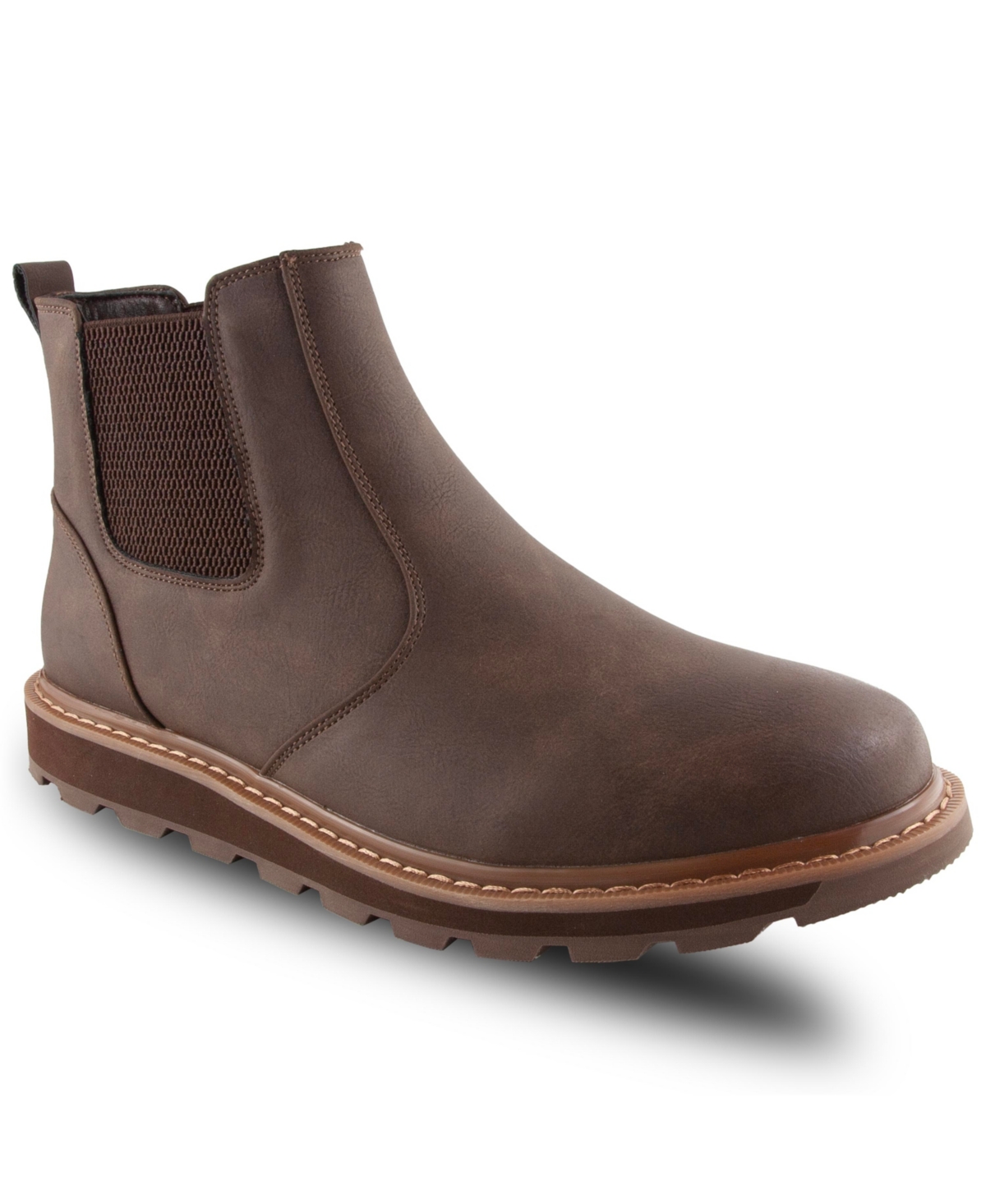 Click here for Deer Stags Mens Jameson Lug Sole Chelsea Boots - D... prices