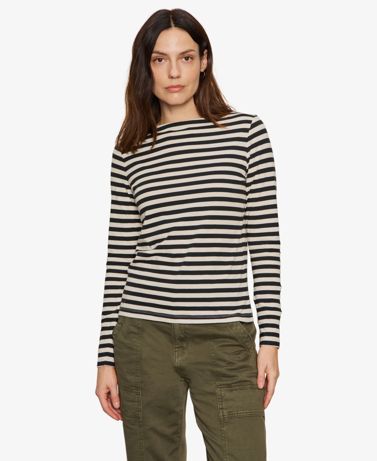 Click here for Sanctuary Womens Boat Neck Long Sleeve Top - Light... prices