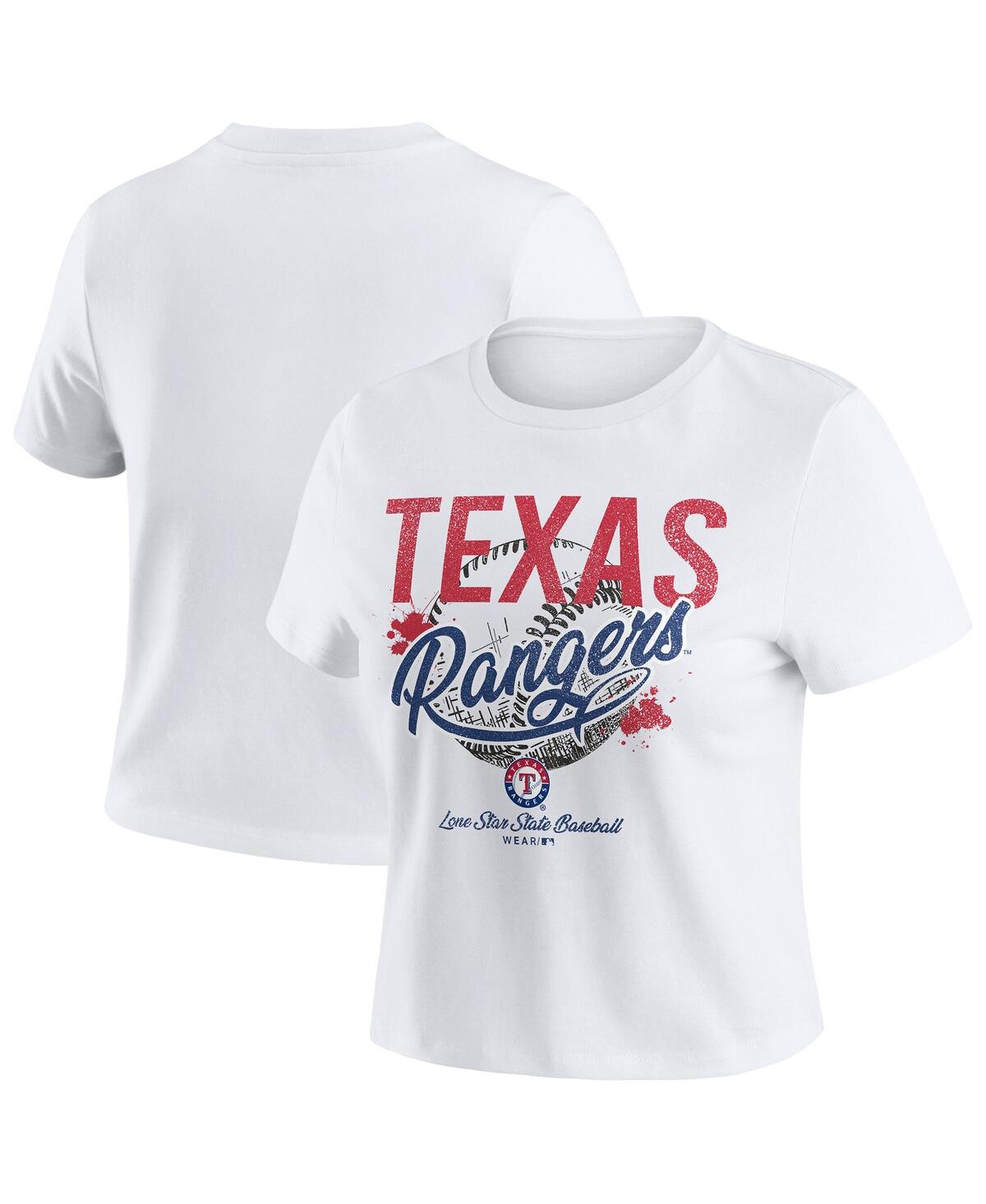 Click here for Wear by Erin Andrews Womens White Texas Rangers Di... prices