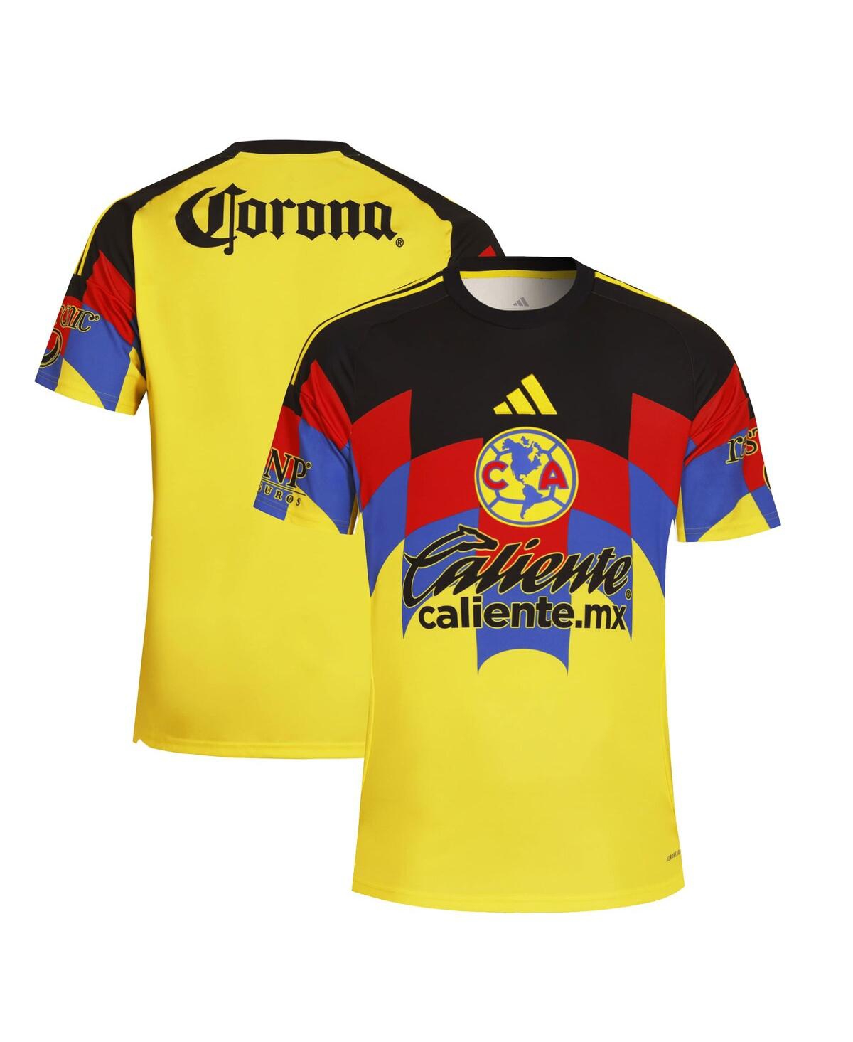Click here for Adidas Mens Yellow Club America 2025/26 Home Repli... prices