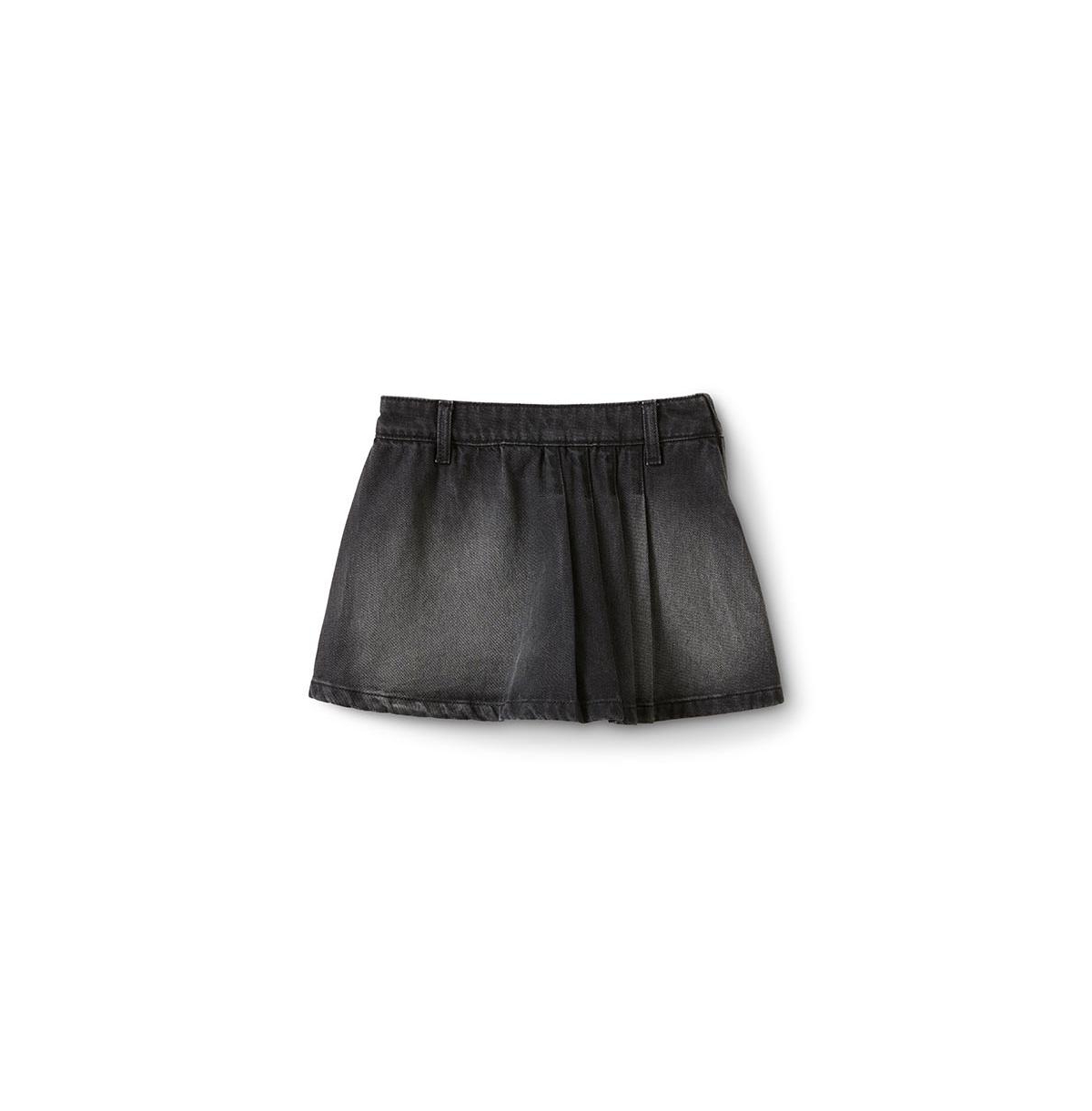 Click here for Cotton On Little Girls Pleat Front Denim Skort - B... prices