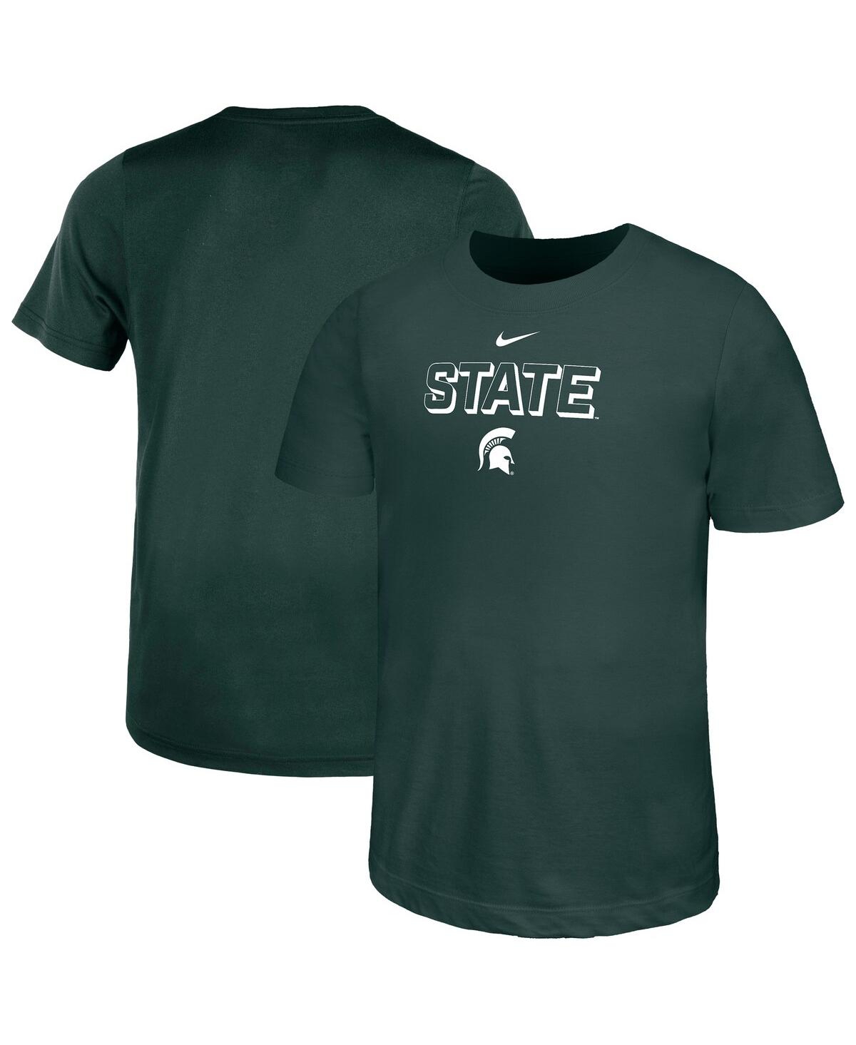Click here for Nike Big Boys and Girls Green Michigan State Spart... prices