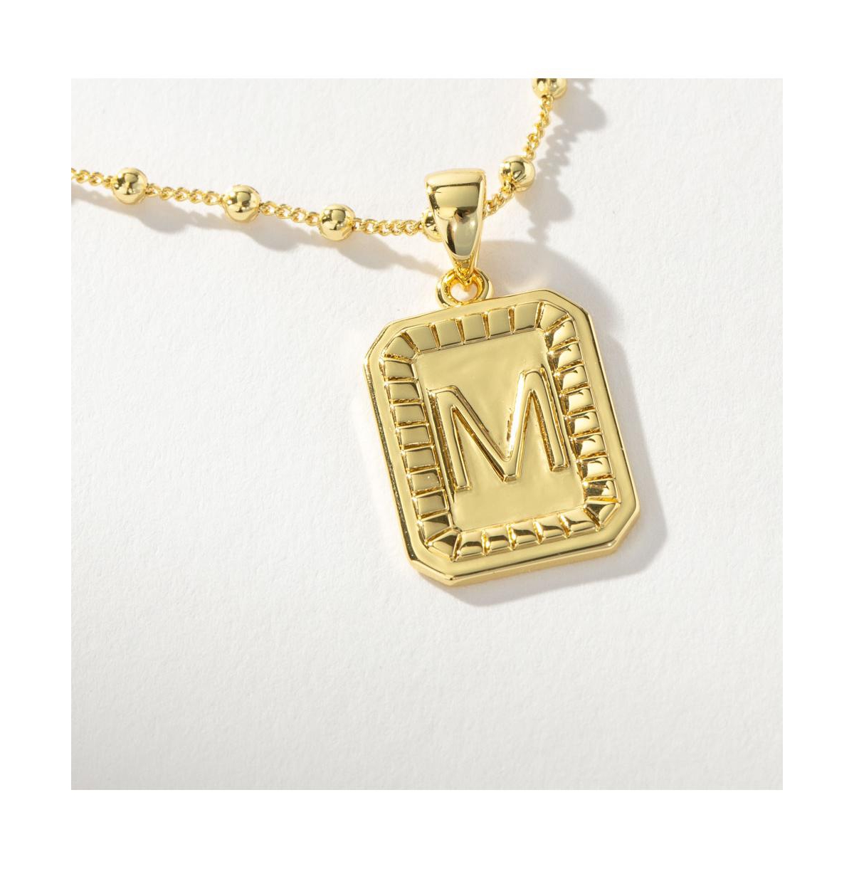 Click here for Uncommon James 14k Gold-Plated Sur Initial Necklac... prices