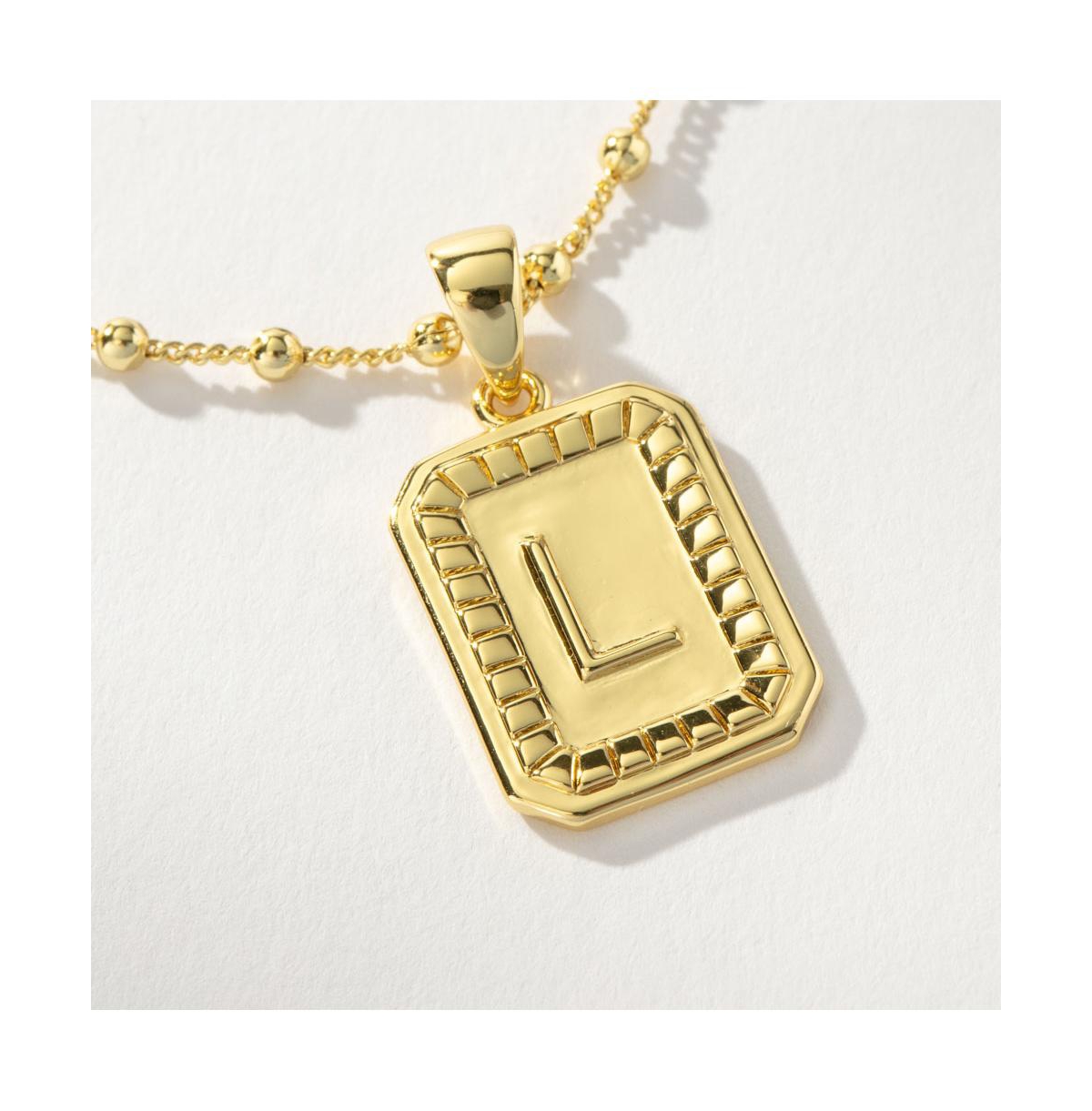 Click here for Uncommon James 14k Gold-Plated Sur Initial Necklac... prices