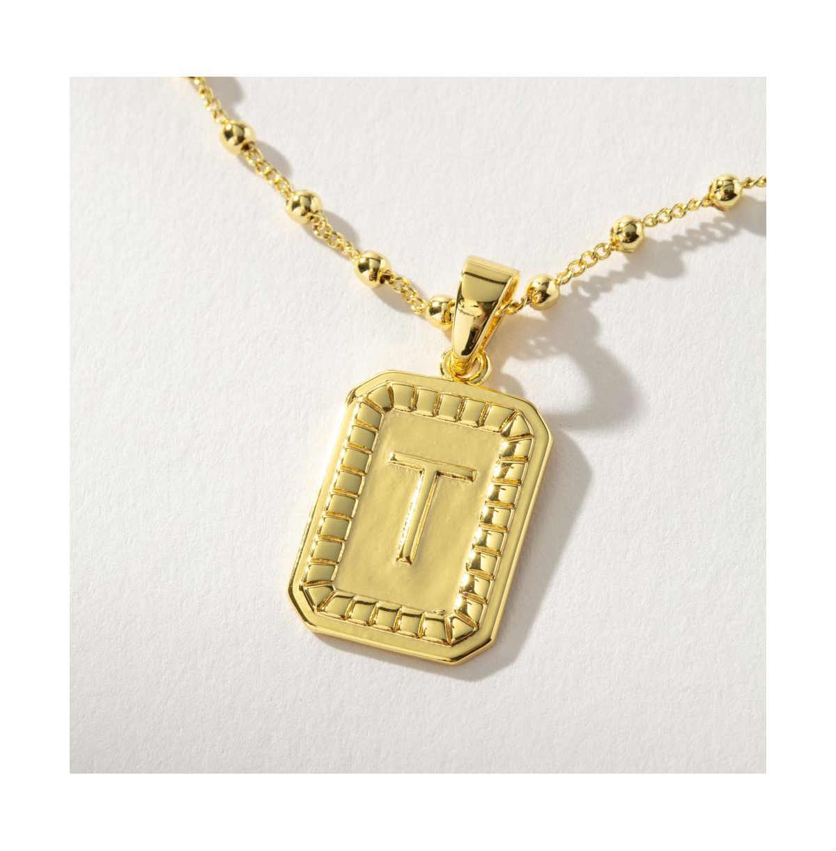 Click here for Uncommon James 14k Gold-Plated Sur Initial Necklac... prices