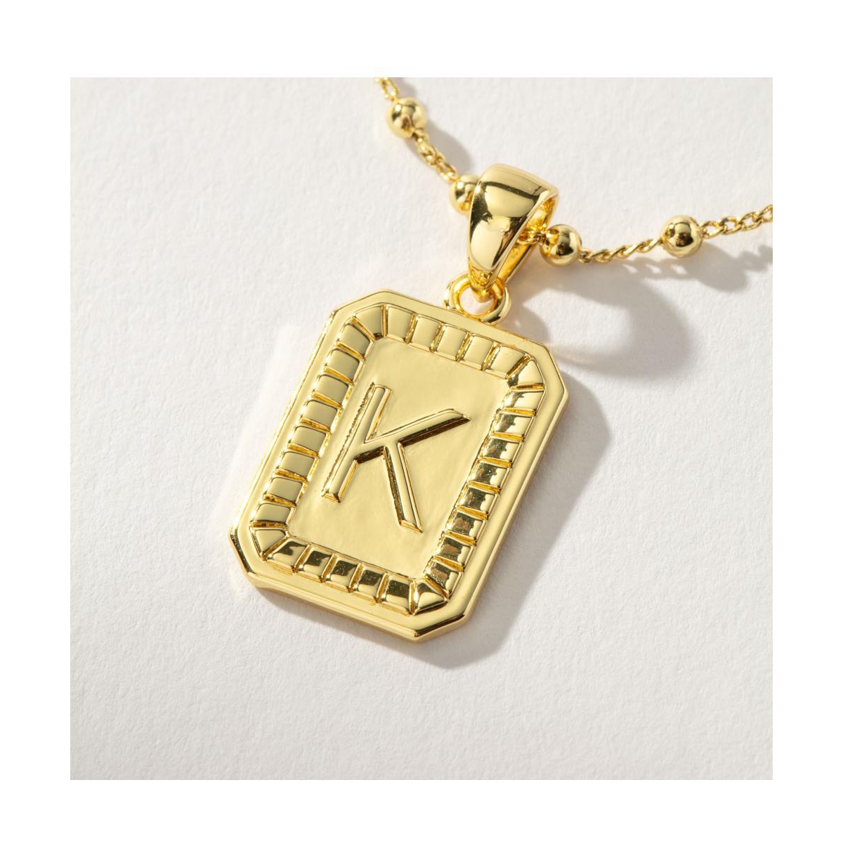 Click here for Uncommon James 14k Gold-Plated Sur Initial Necklac... prices