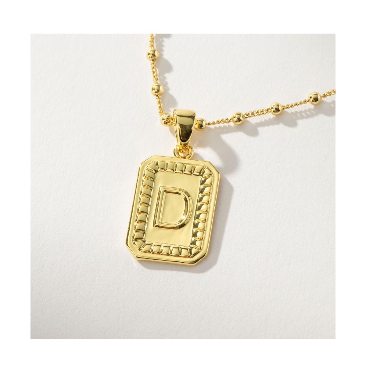 Click here for Uncommon James 14k Gold-Plated Sur Initial Necklac... prices