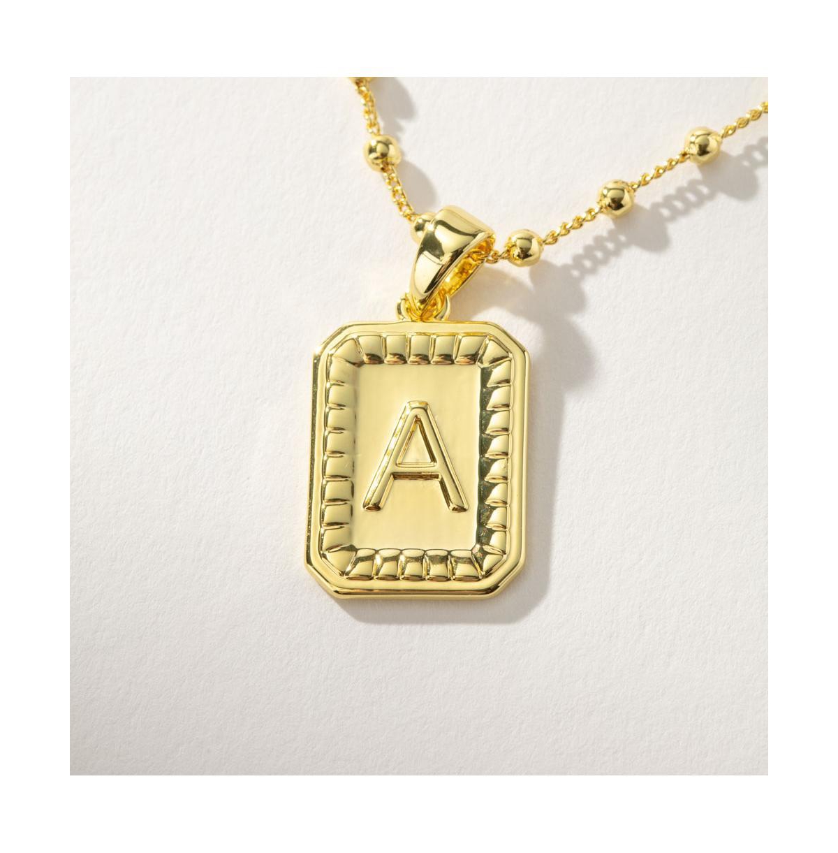 Click here for Uncommon James 14k Gold-Plated Sur Initial Necklac... prices