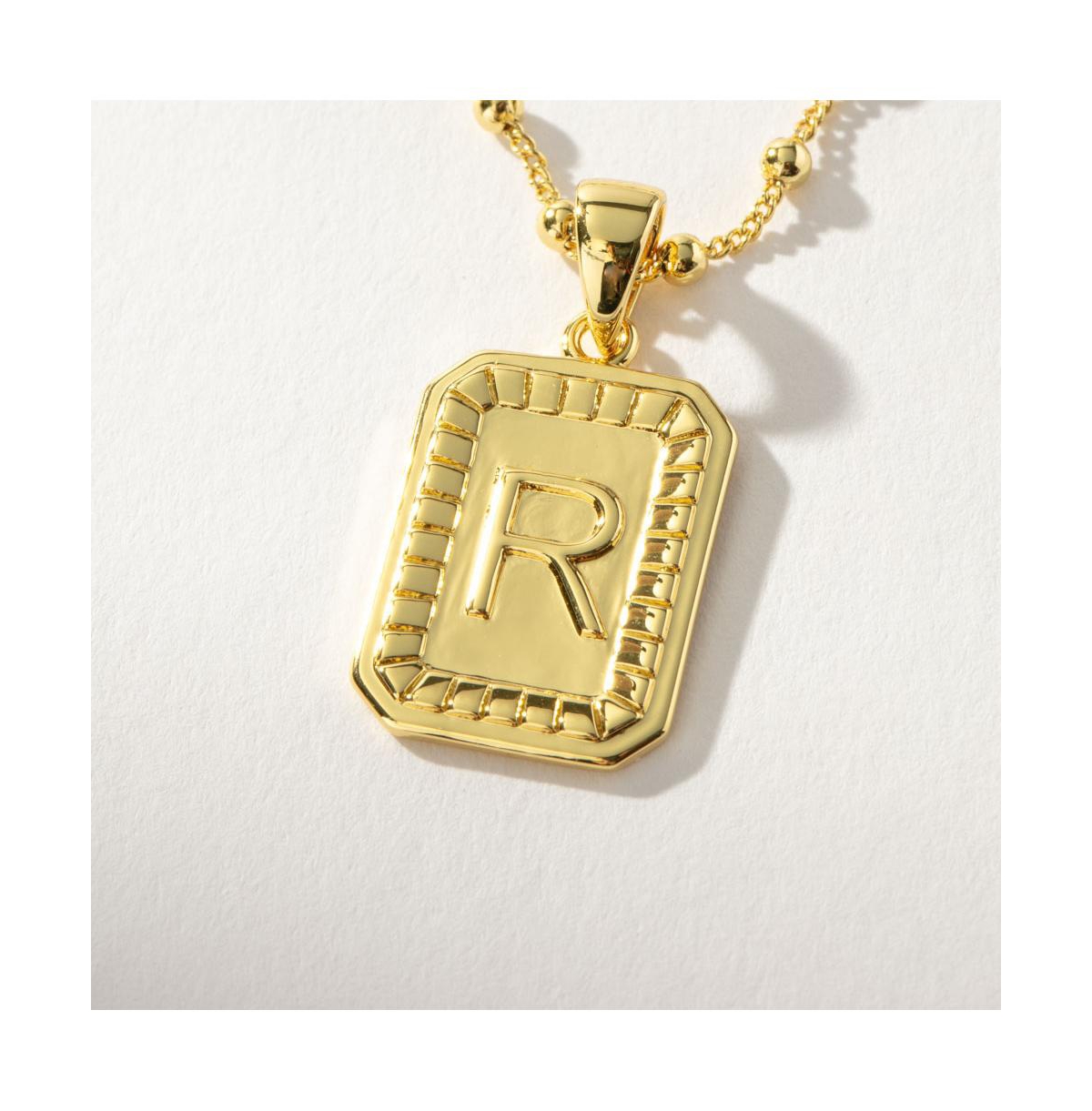 Click here for Uncommon James 14k Gold-Plated Sur Initial Necklac... prices