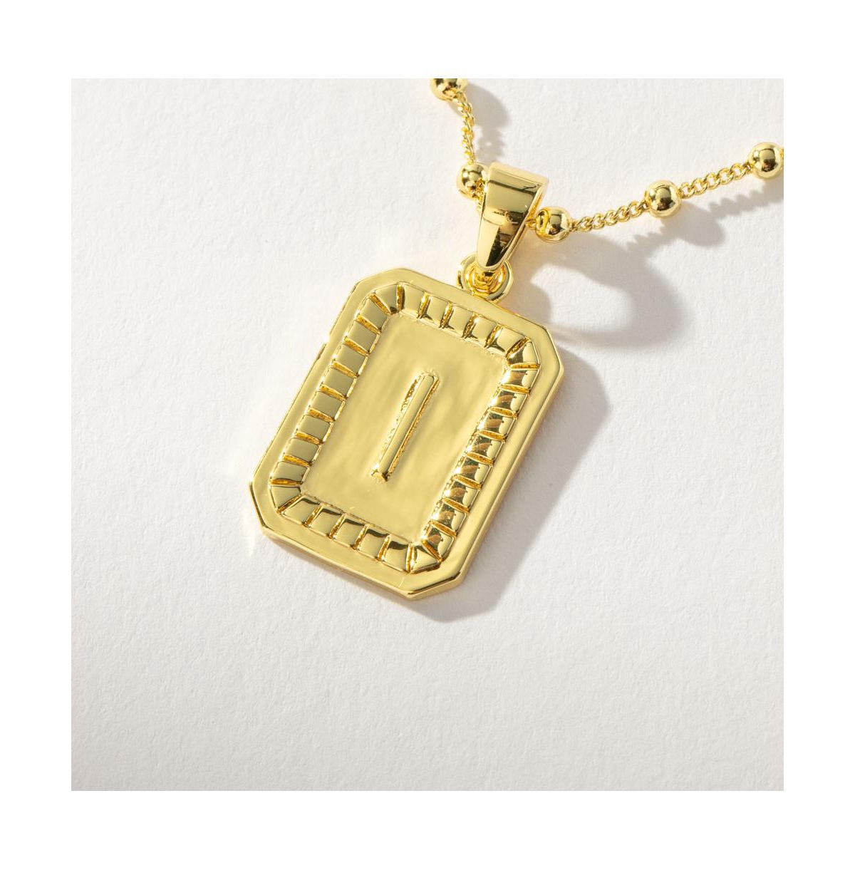 Click here for Uncommon James 14k Gold-Plated Sur Initial Necklac... prices