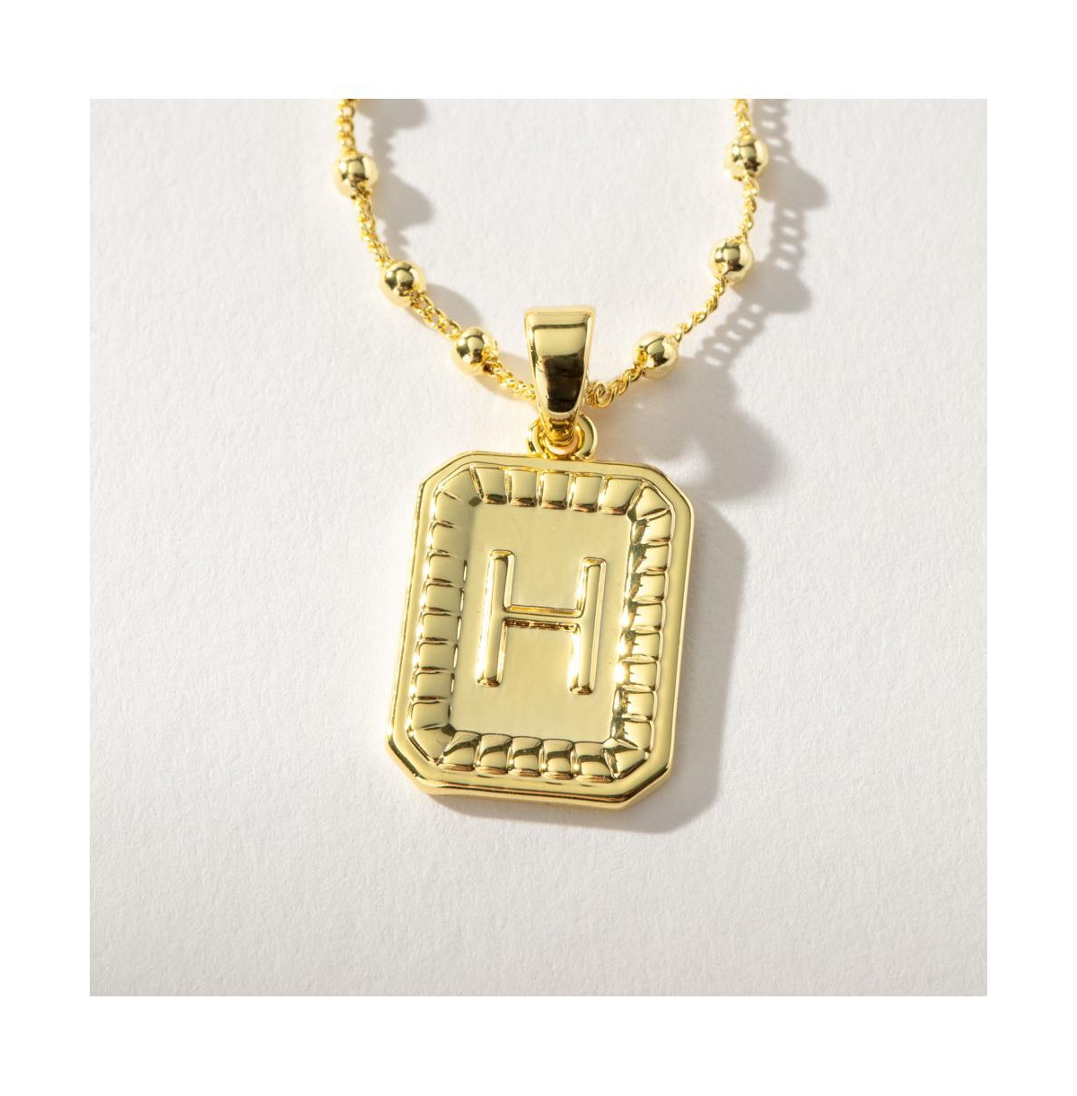 Click here for Uncommon James 14k Gold-Plated Sur Initial Necklac... prices
