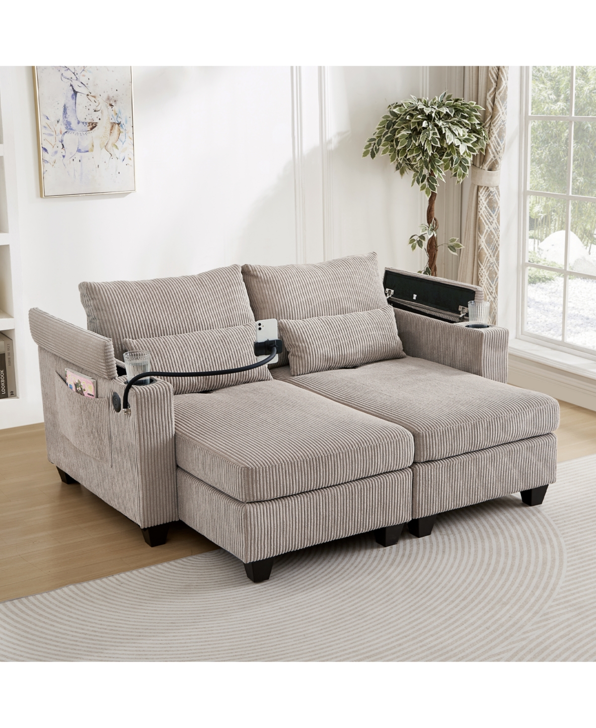 Click here for Streamdale Furniture Convertible Sleeper Sofa with... prices