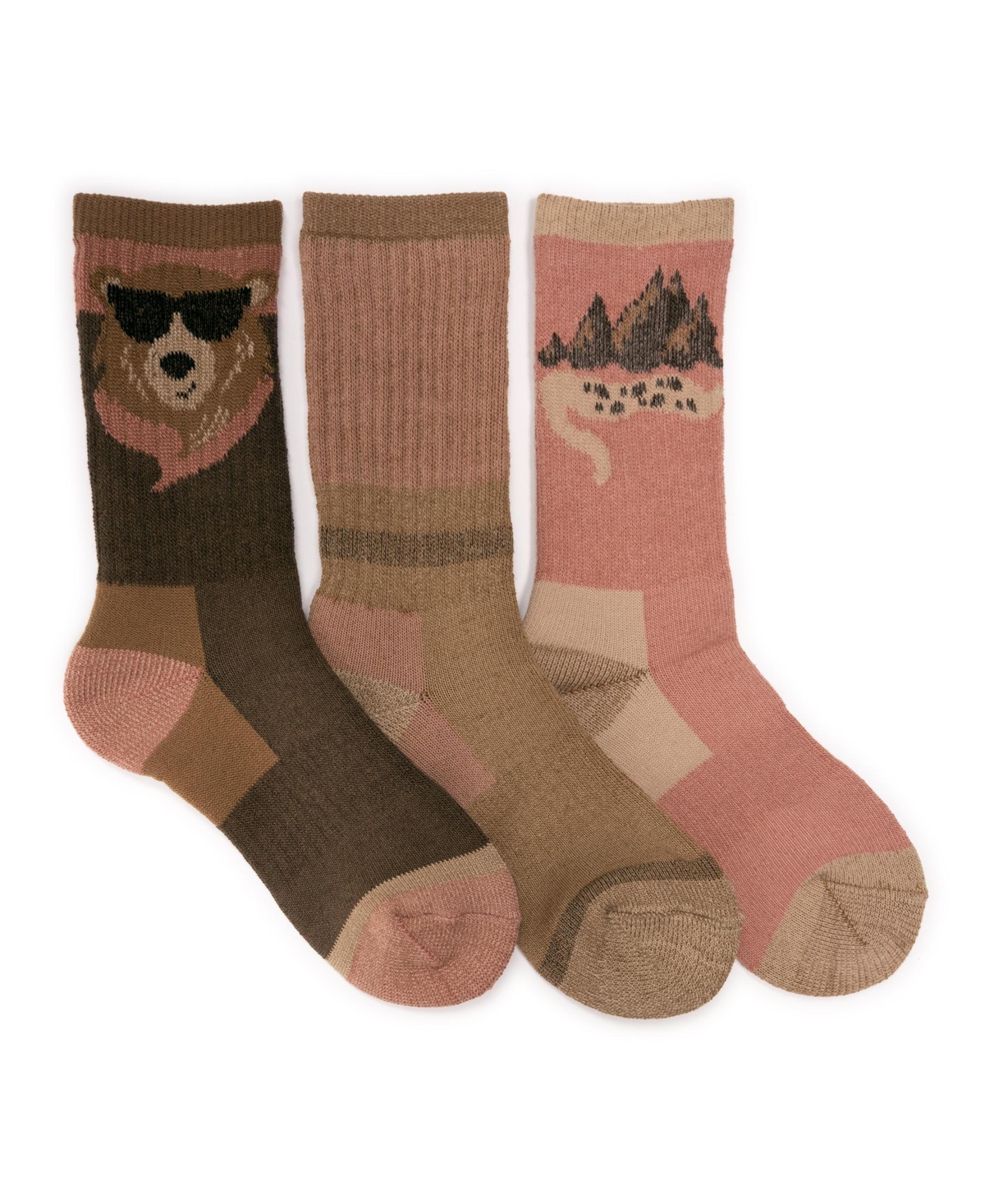 Click here for Muk Luks Tall Hiking Heat Retainer Crew Sock 3 Pac... prices