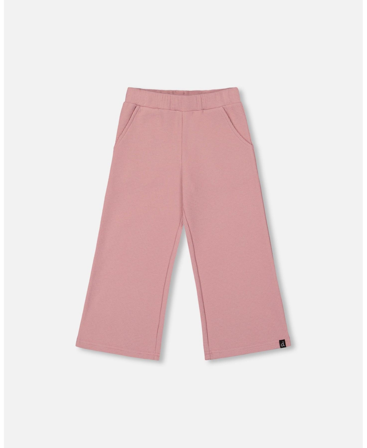 Deux par Deux Girls Waffle Flare Leg Pants - Big Kid